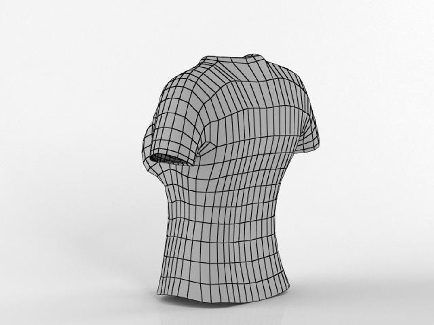 3d T-shirt Base Female Model