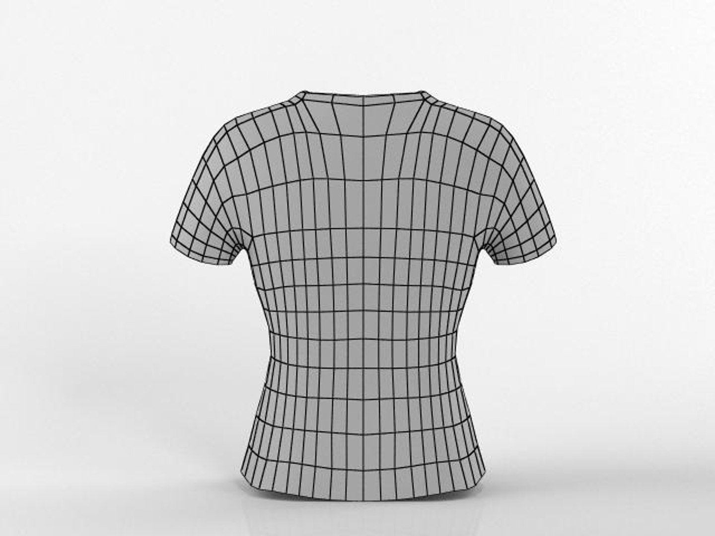3d T-shirt Base Female Model