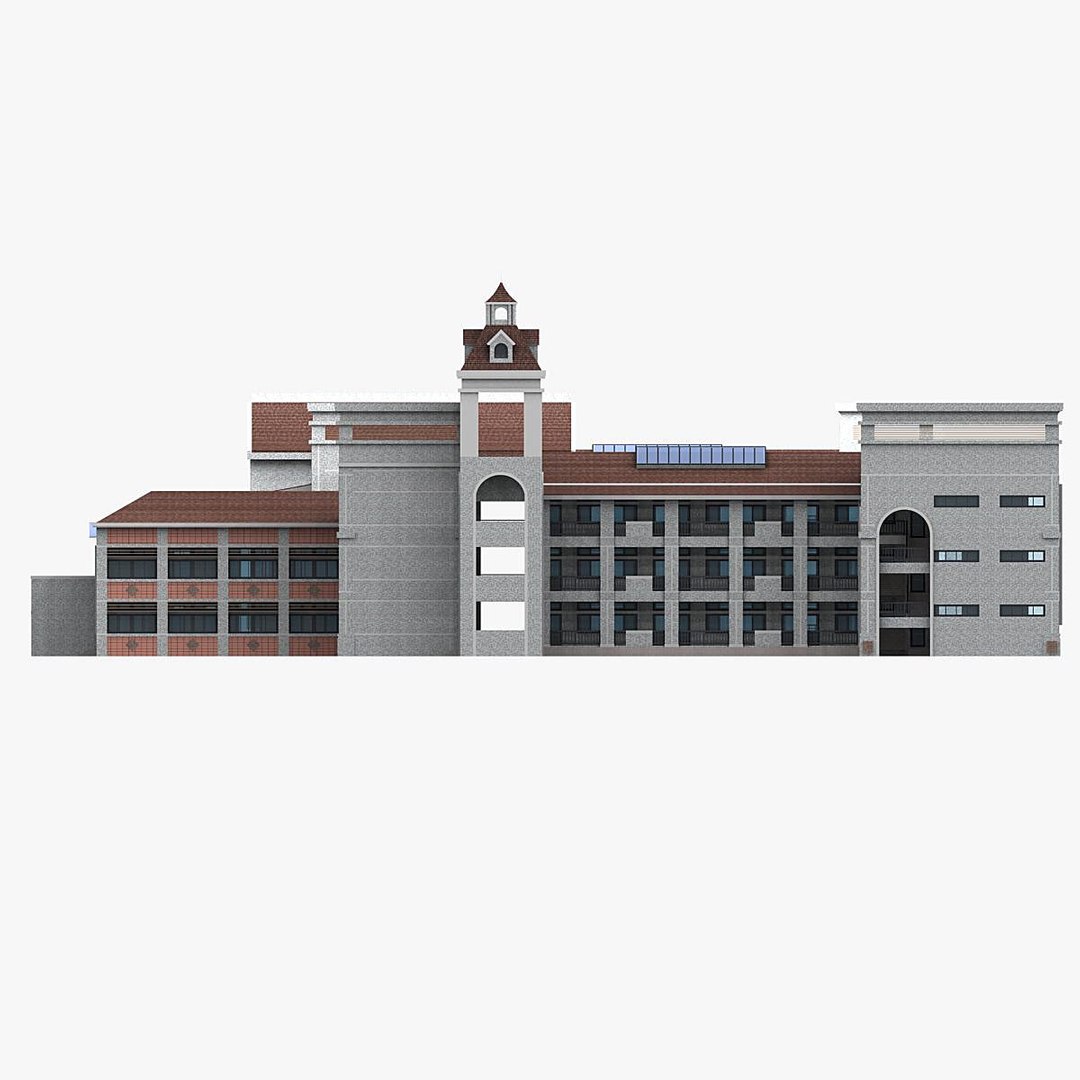 School 3d Model