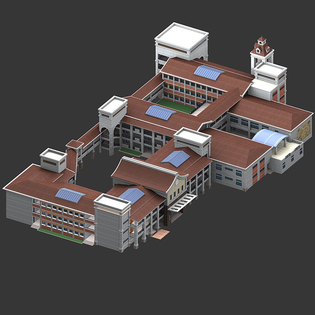 School 3d Model