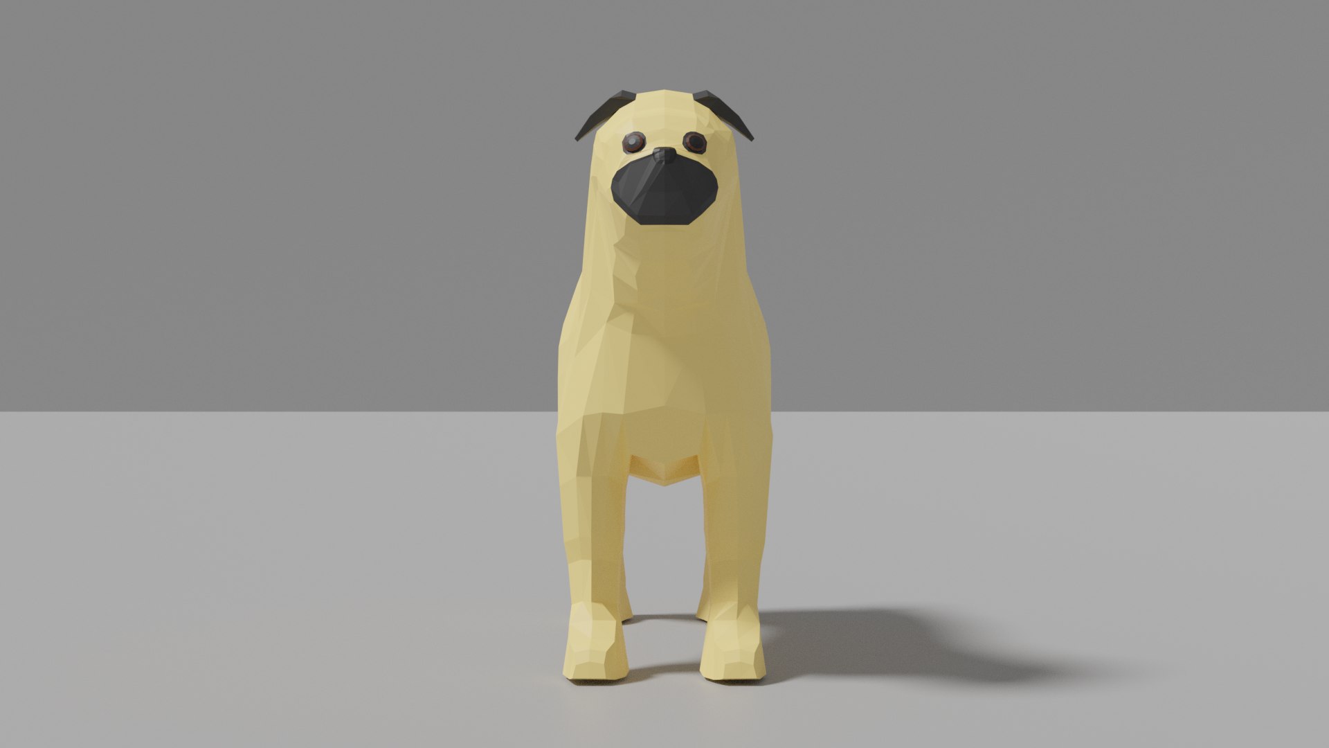Cartoon Mops 3D Model - TurboSquid 1755714