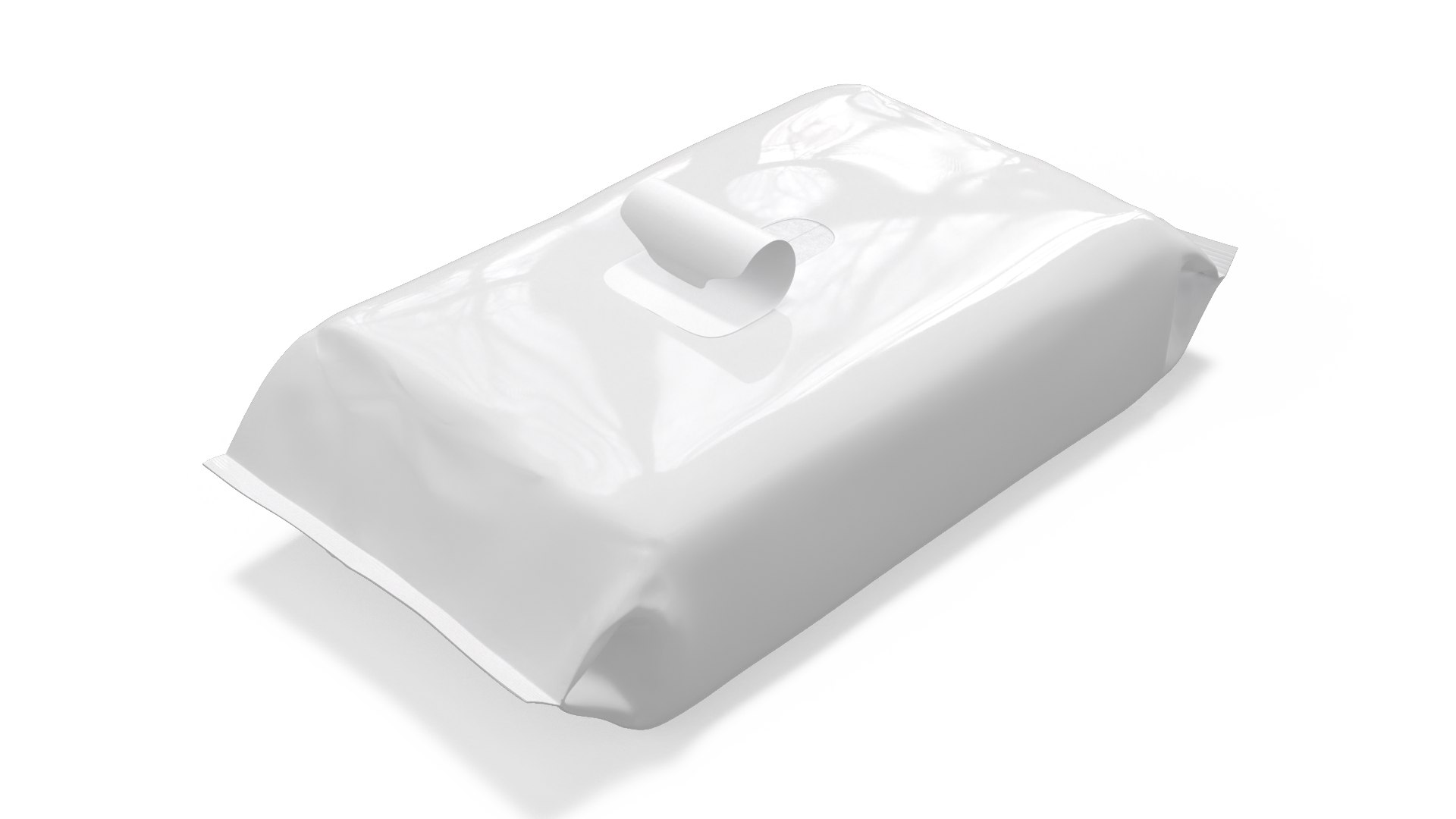 3D Opened Package Of Wet Wipes Model - TurboSquid 2230647