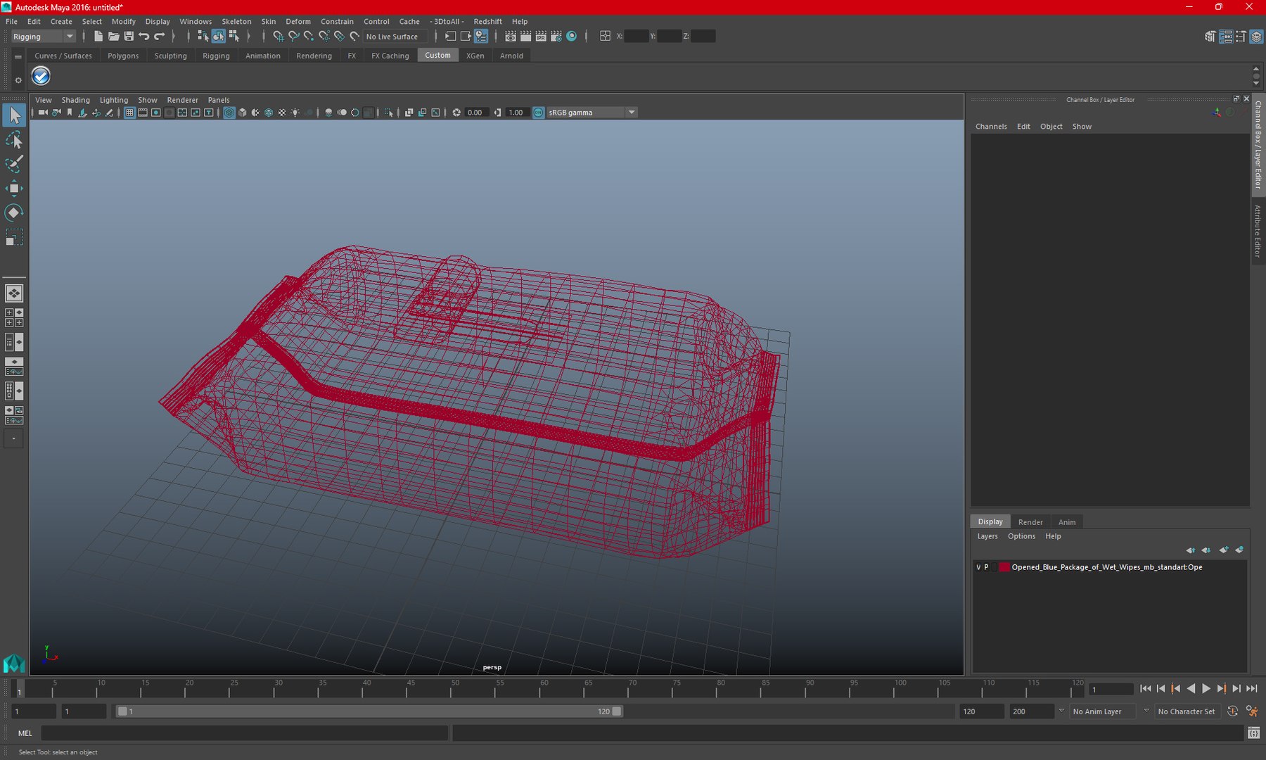 3D Opened Package Of Wet Wipes Model - TurboSquid 2230647