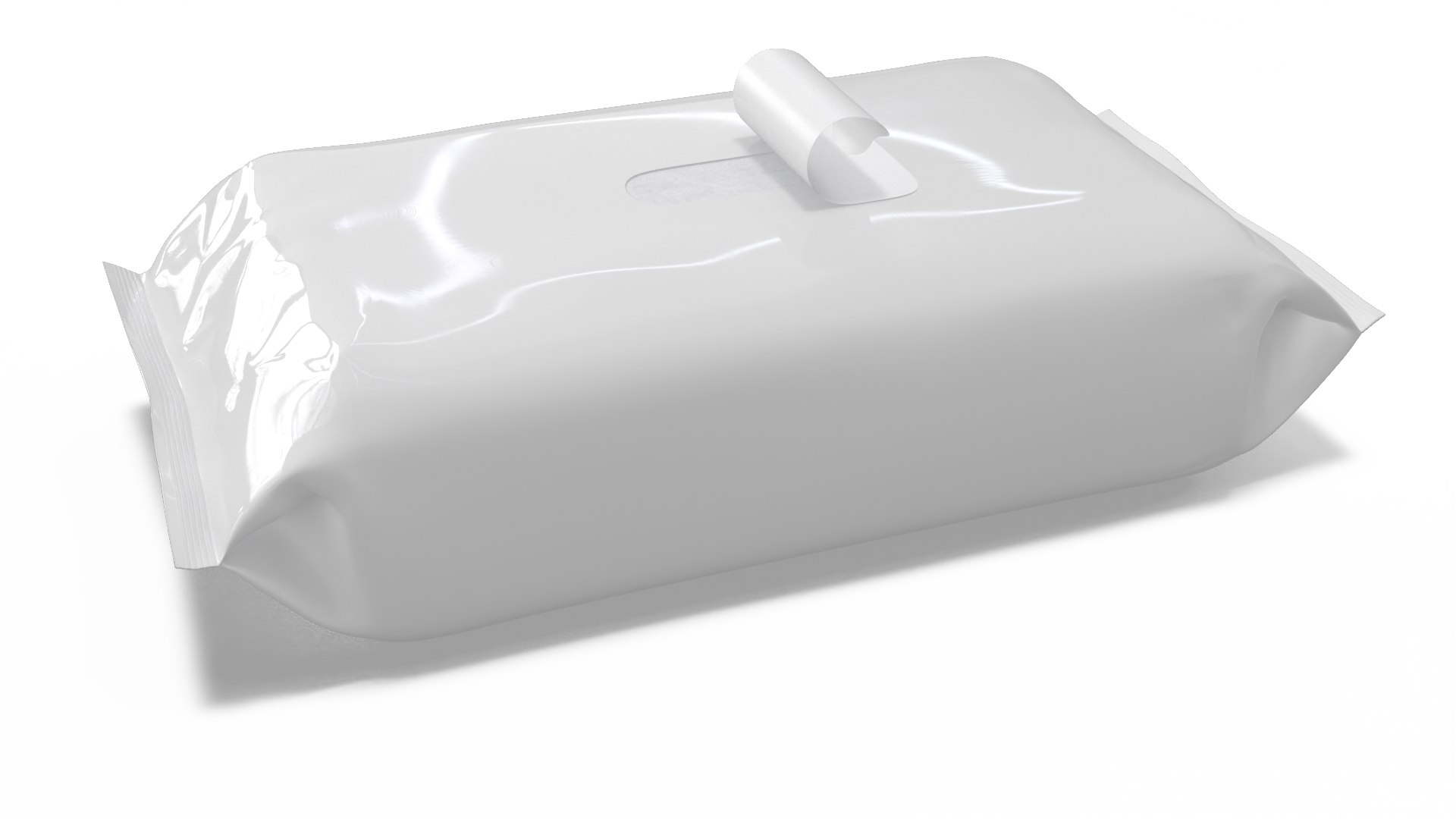 3D Opened Package Of Wet Wipes Model - TurboSquid 2230647