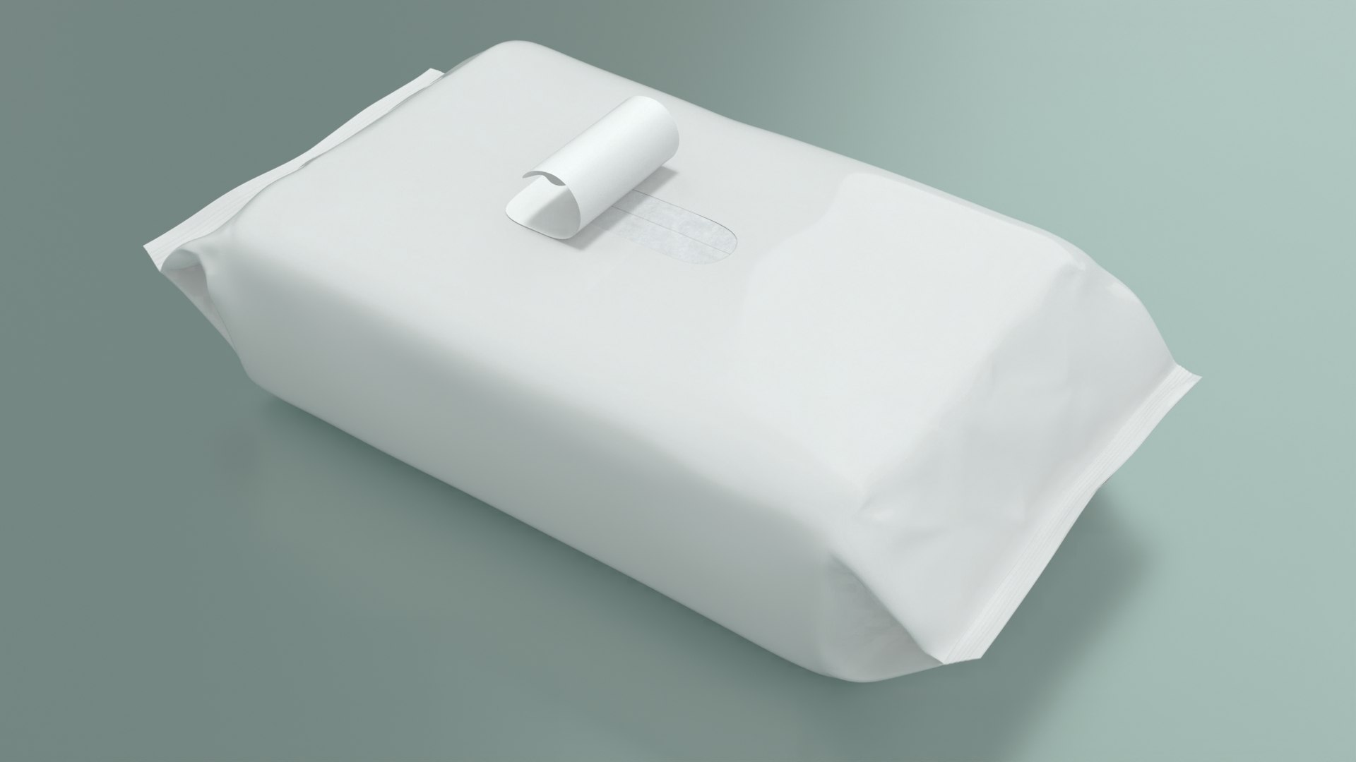 3D Opened Package Of Wet Wipes Model - TurboSquid 2230647