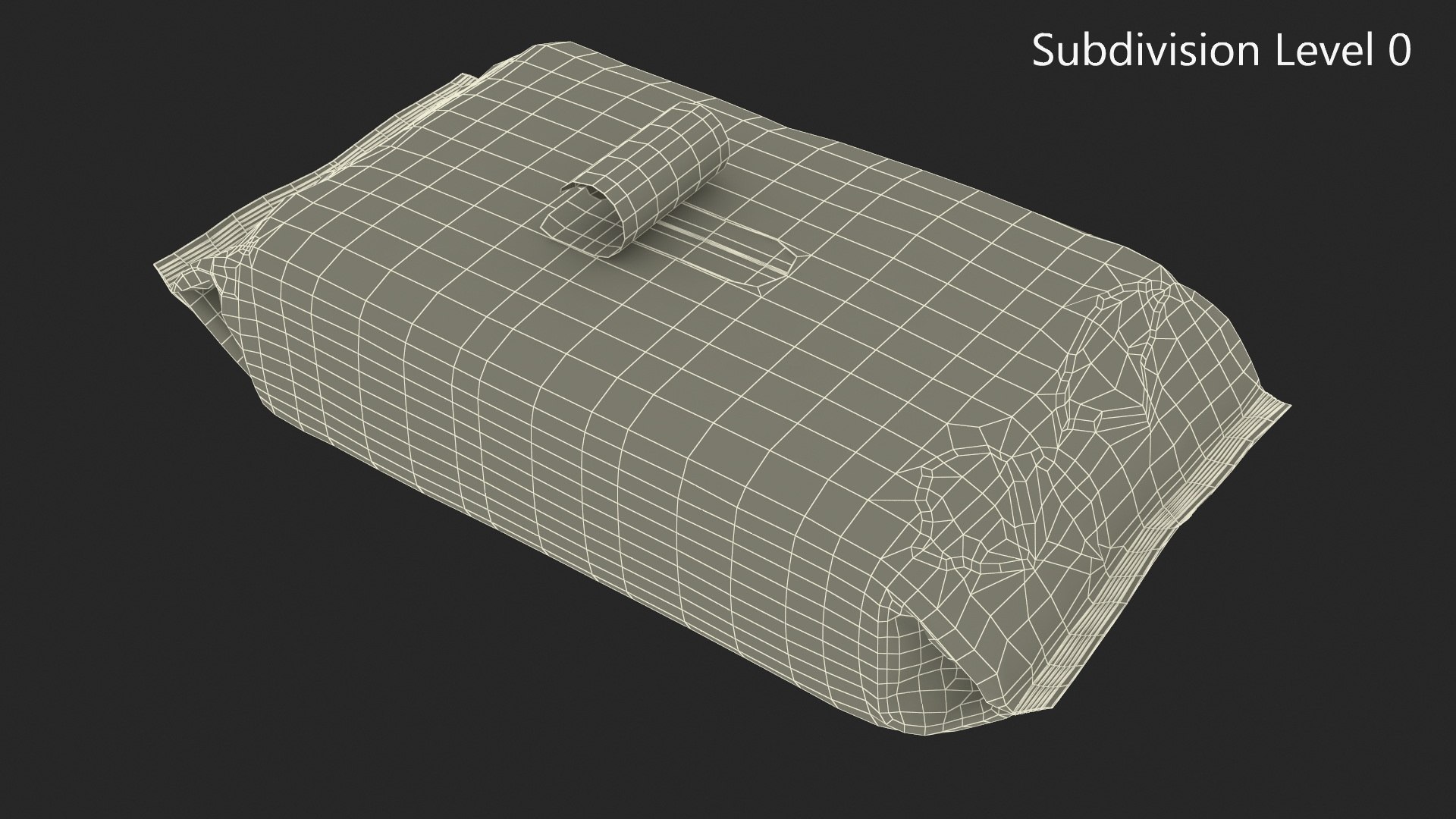 3D Opened Package Of Wet Wipes Model - TurboSquid 2230647