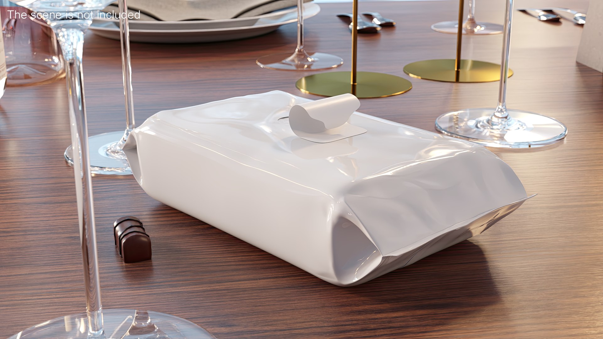 3D Opened Package Of Wet Wipes Model - TurboSquid 2230647