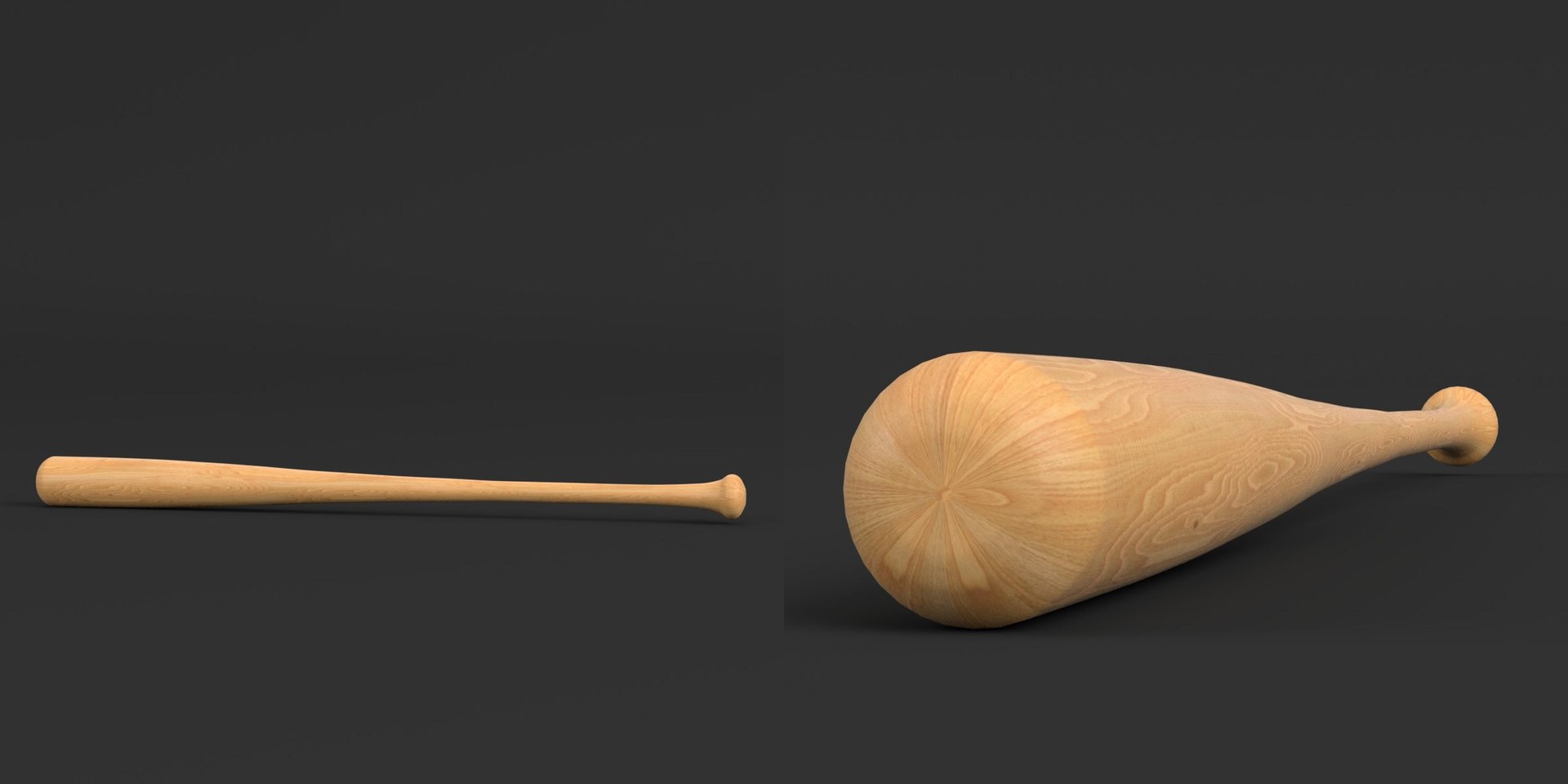 Wooden Baseball Bat 3D Model - TurboSquid 1229515