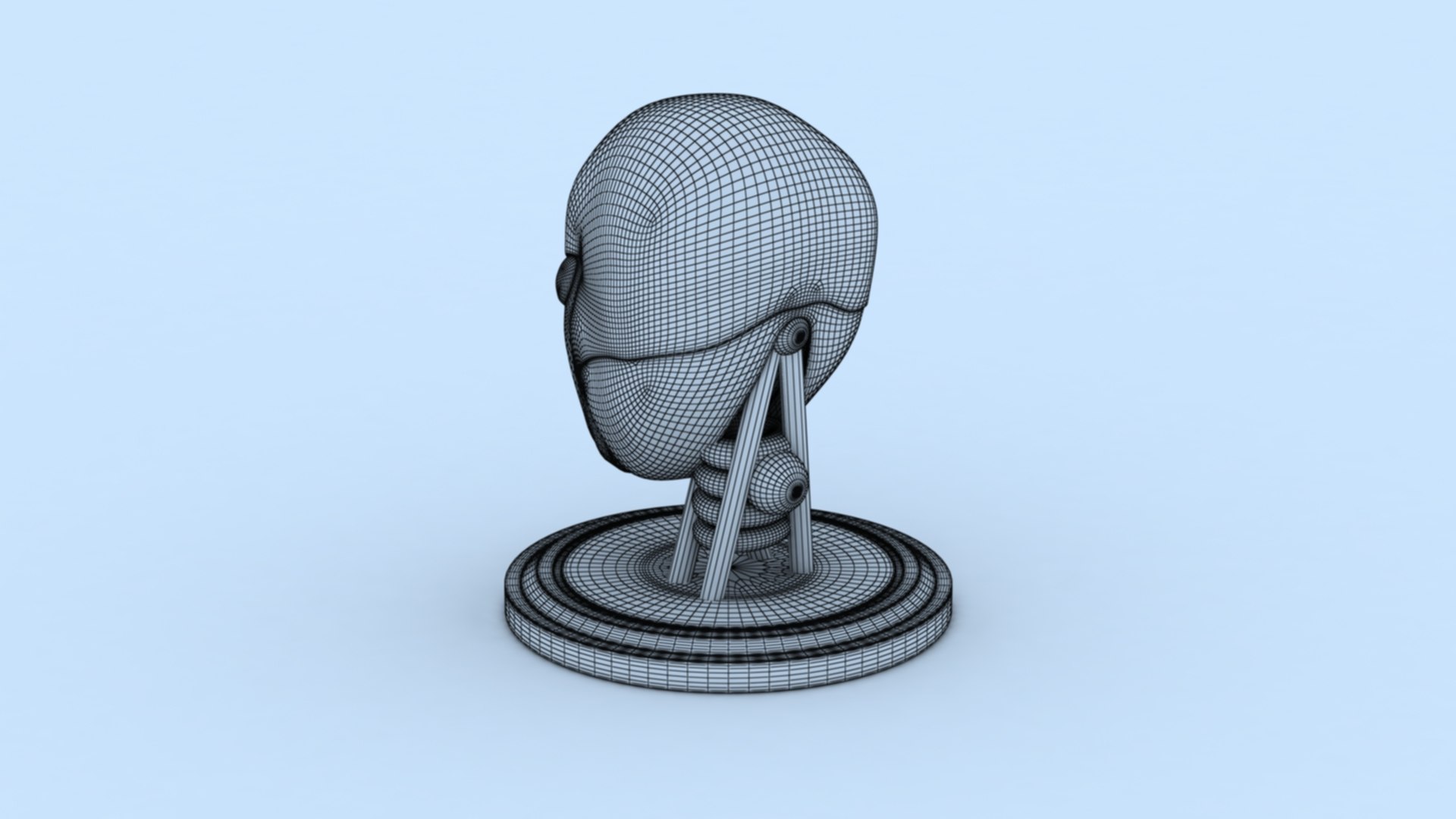 Female Robot Head 3D model - TurboSquid 1875360