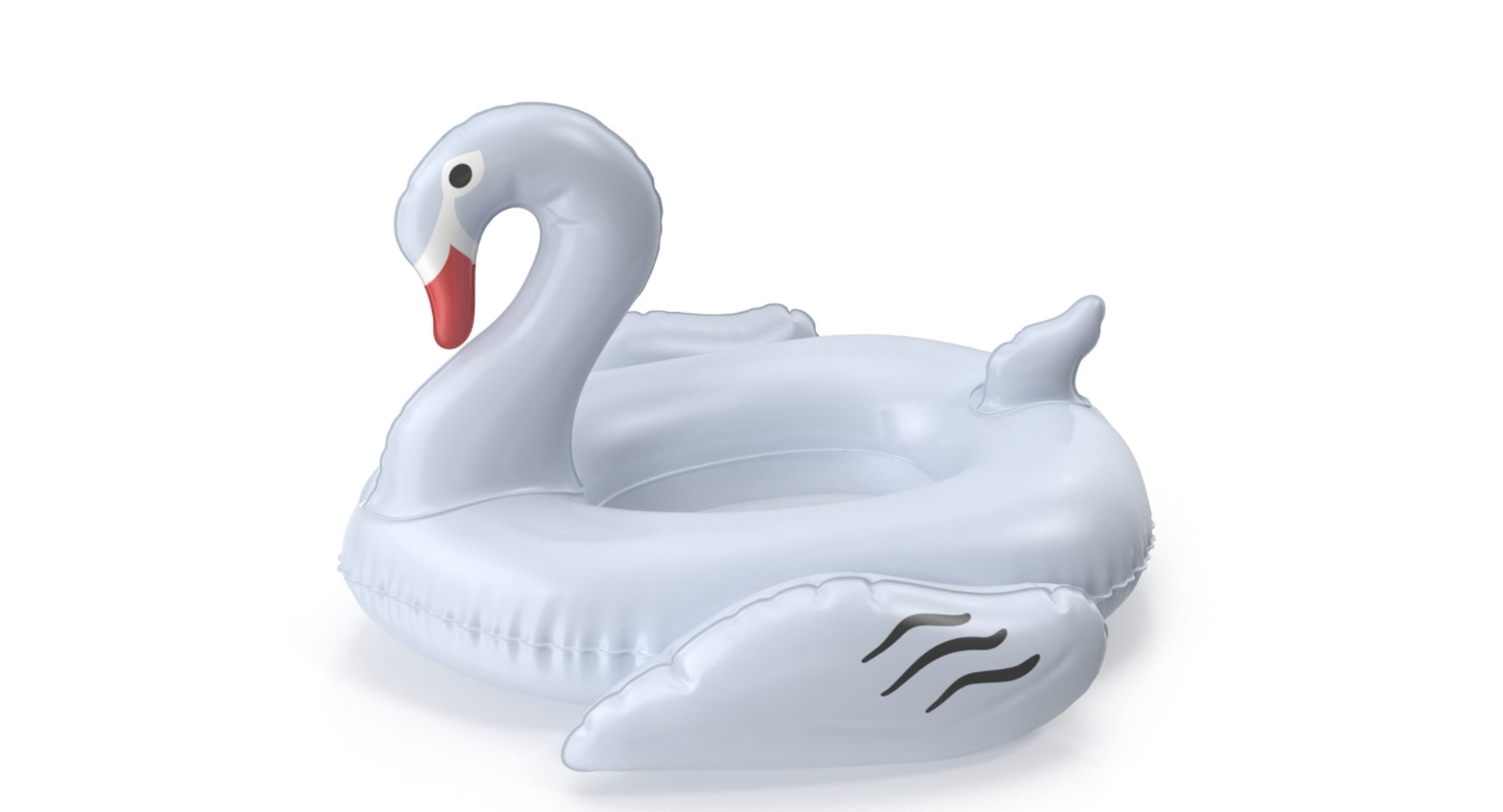 3D white swan pool float - TurboSquid 1414229