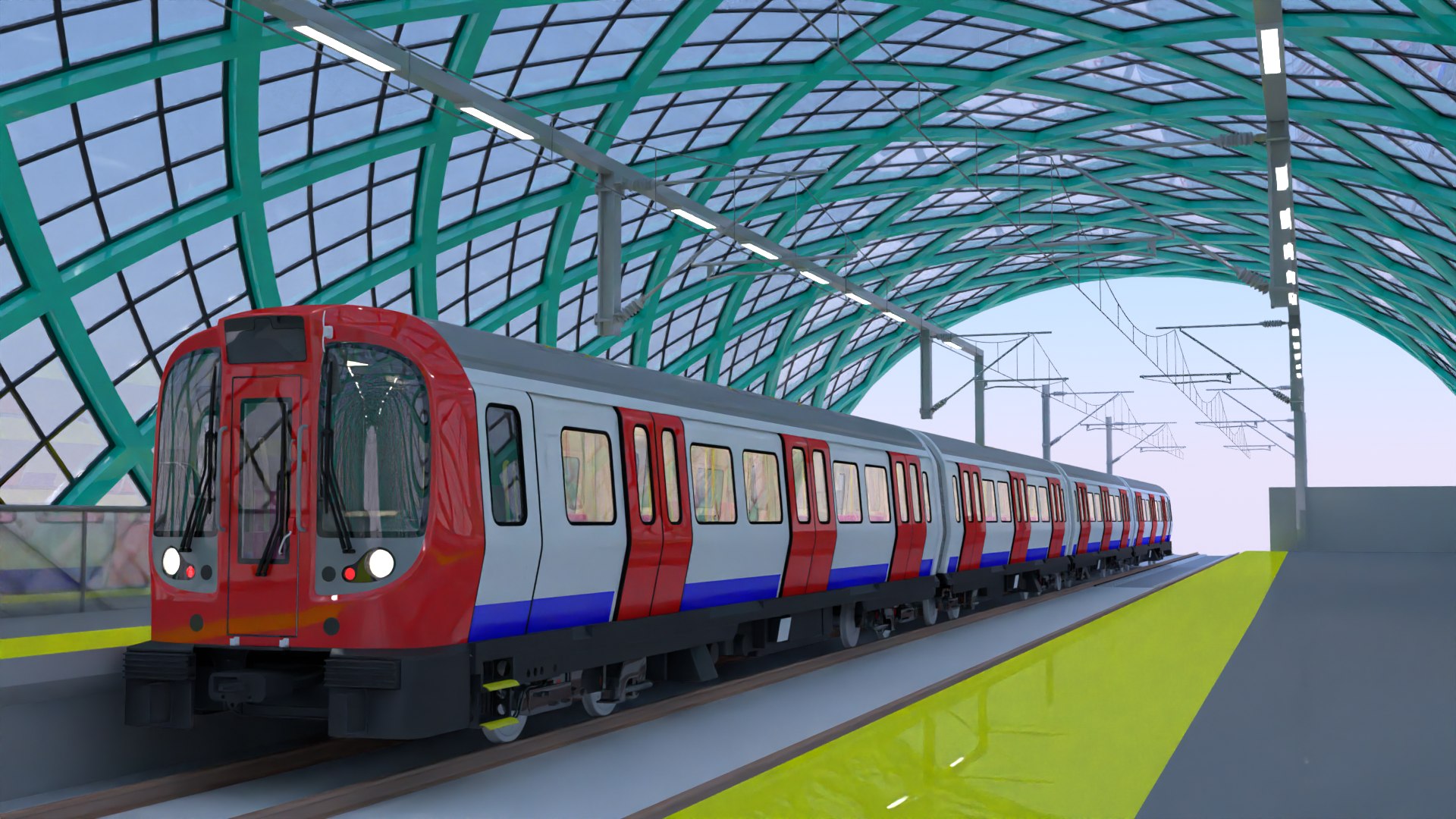 London Elevated Metro Stations Model - TurboSquid 2395759