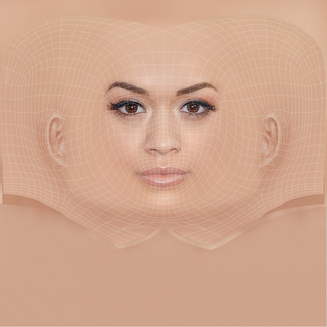 Rita Ora Head - No Hair - Low Poly Head For Game 3D - TurboSquid 2344566