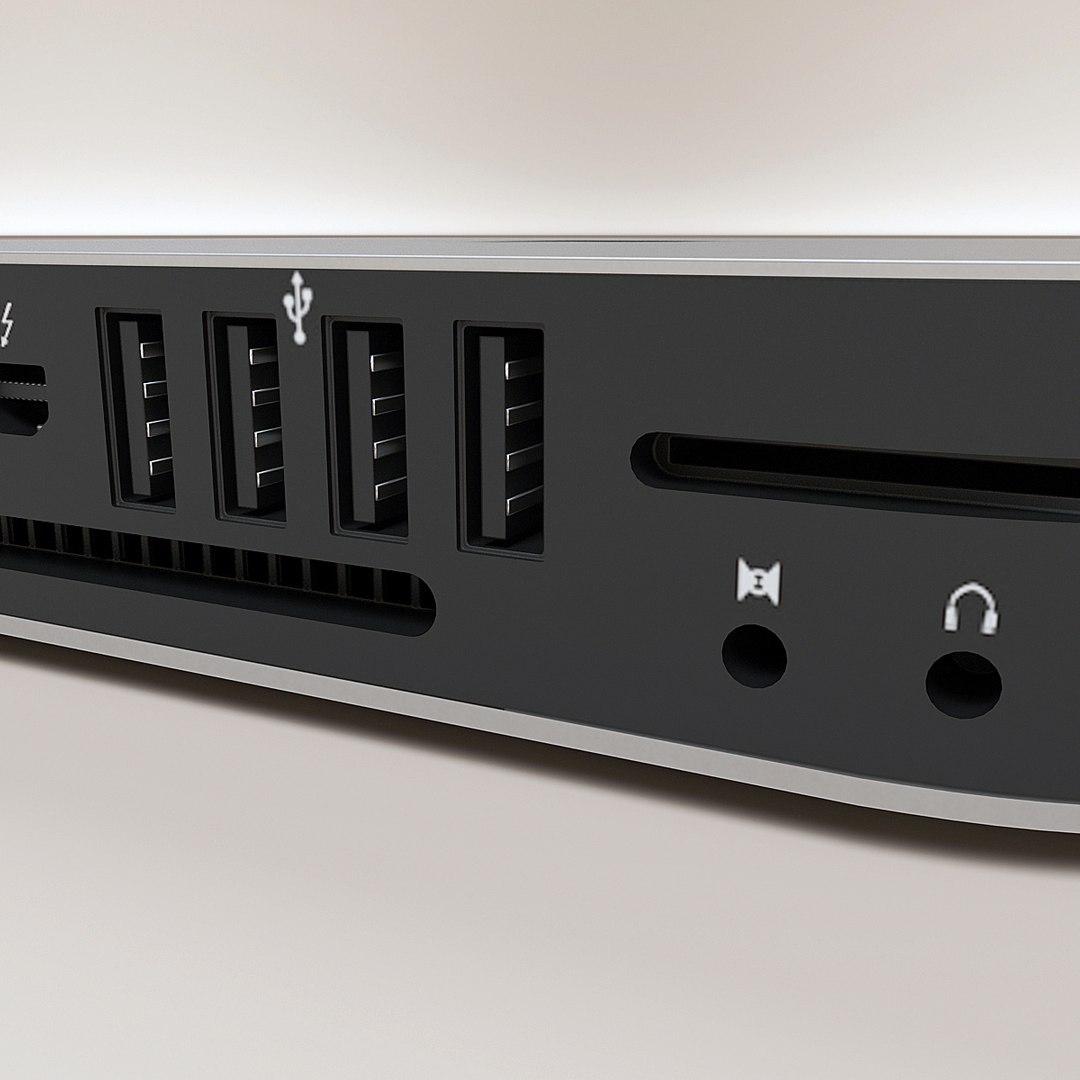 3d Apple Mac Mini V2 Model