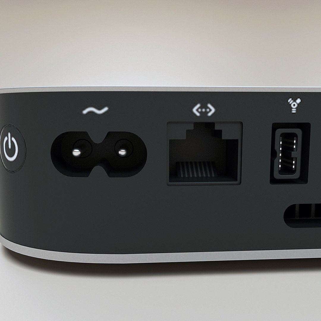 3d Apple Mac Mini V2 Model