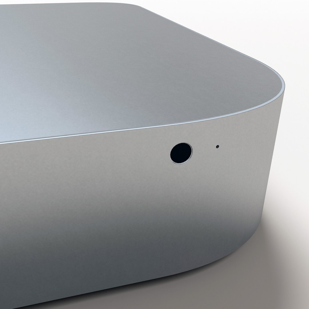 3d Apple Mac Mini V2 Model