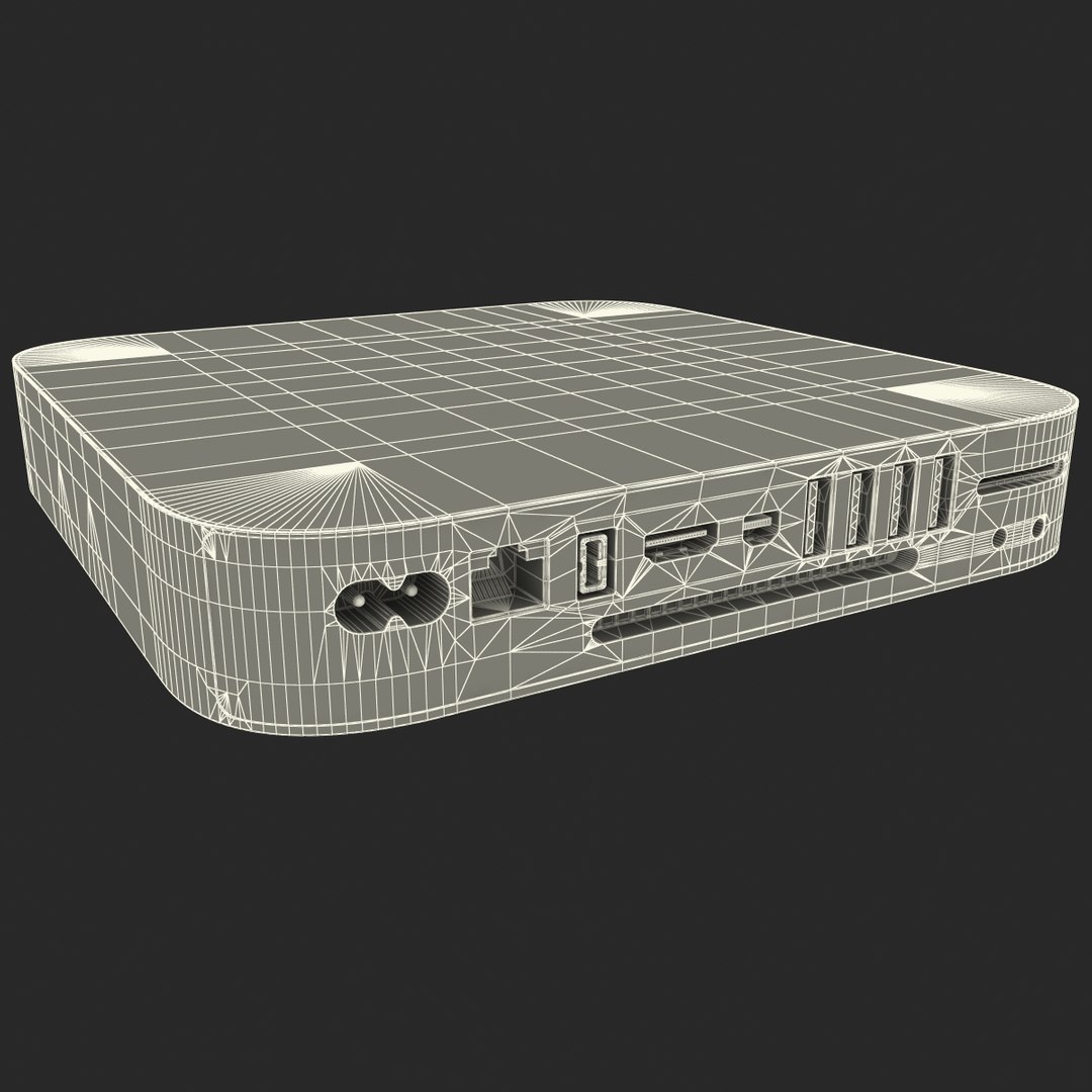 3d Apple Mac Mini V2 Model