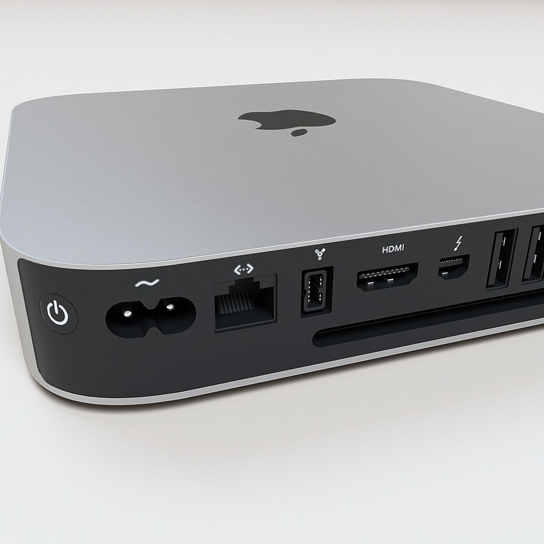 3d Apple Mac Mini V2 Model