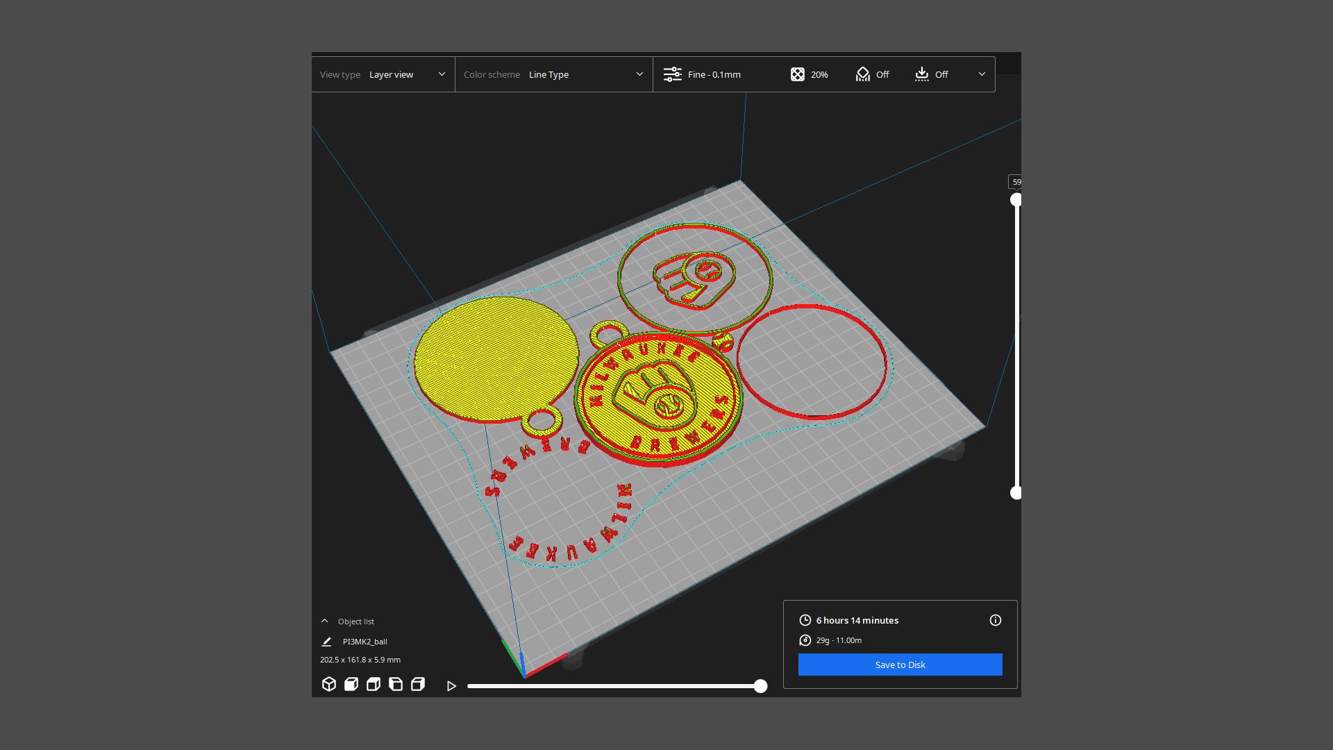 Milwaukee Brewers Logo Keychan Shield Printable And Renderable 3D Model ...