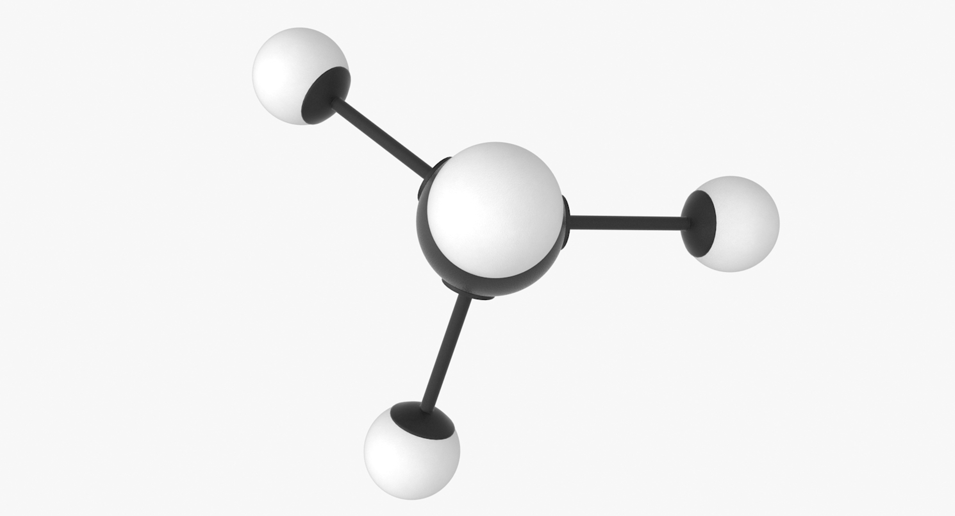 Methane molecule 3D model - TurboSquid 1416058