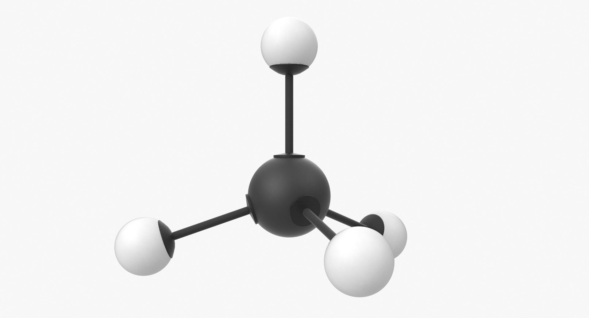 Methane Molecule 3D Model - TurboSquid 1416058