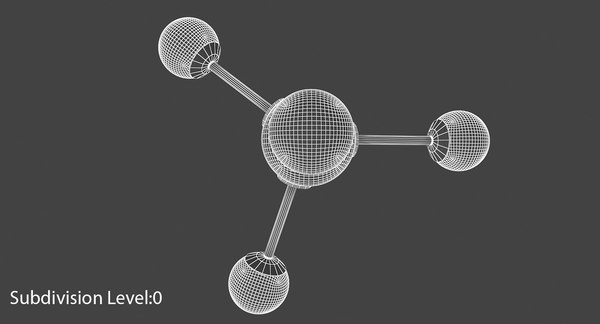 Methane molecule 3D model - TurboSquid 1416058