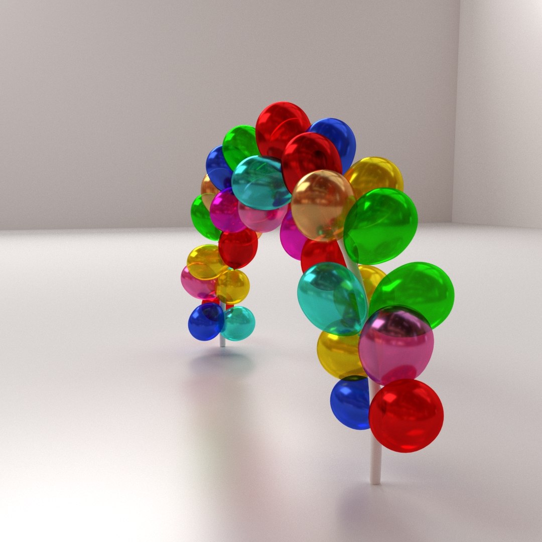 Balloon Arch 3d Model