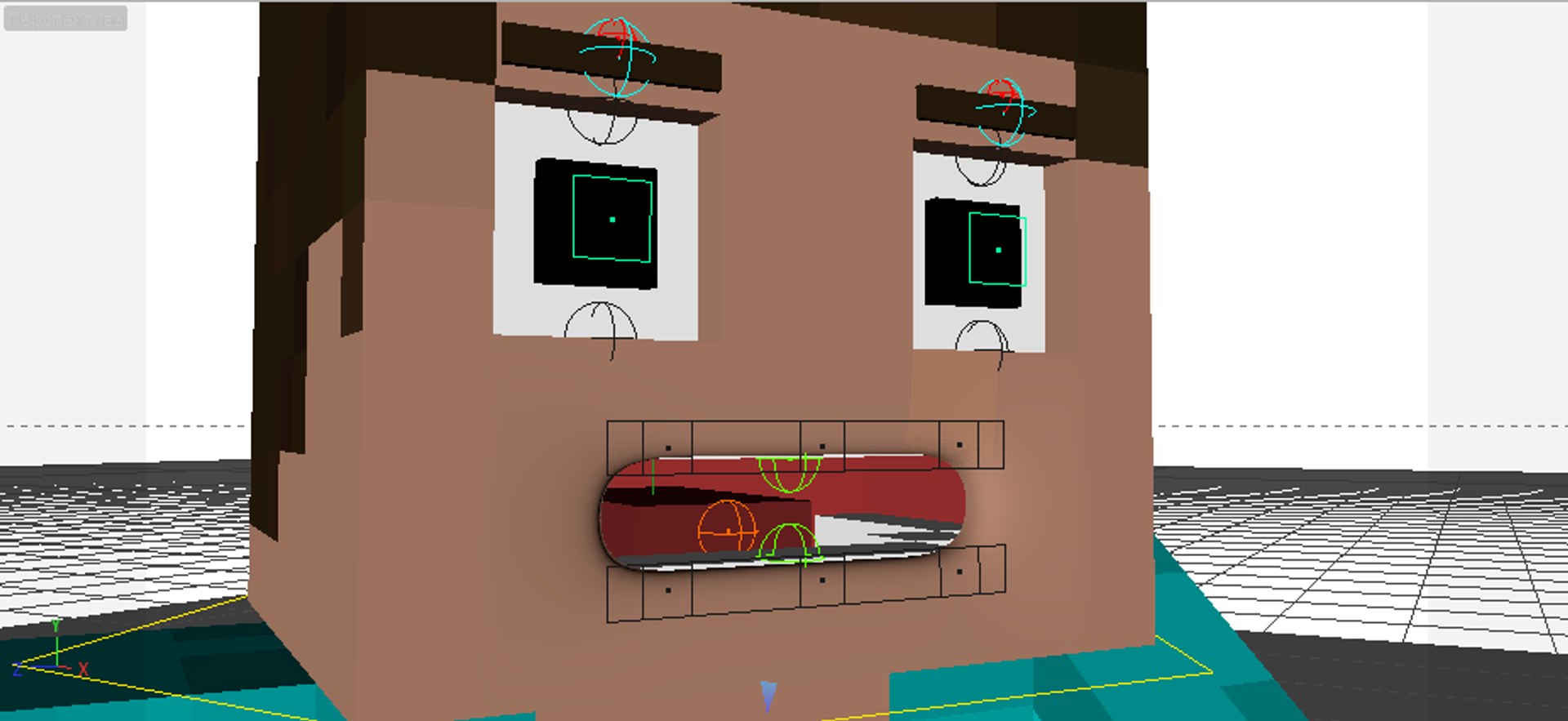 3d Model Minecraft Rig