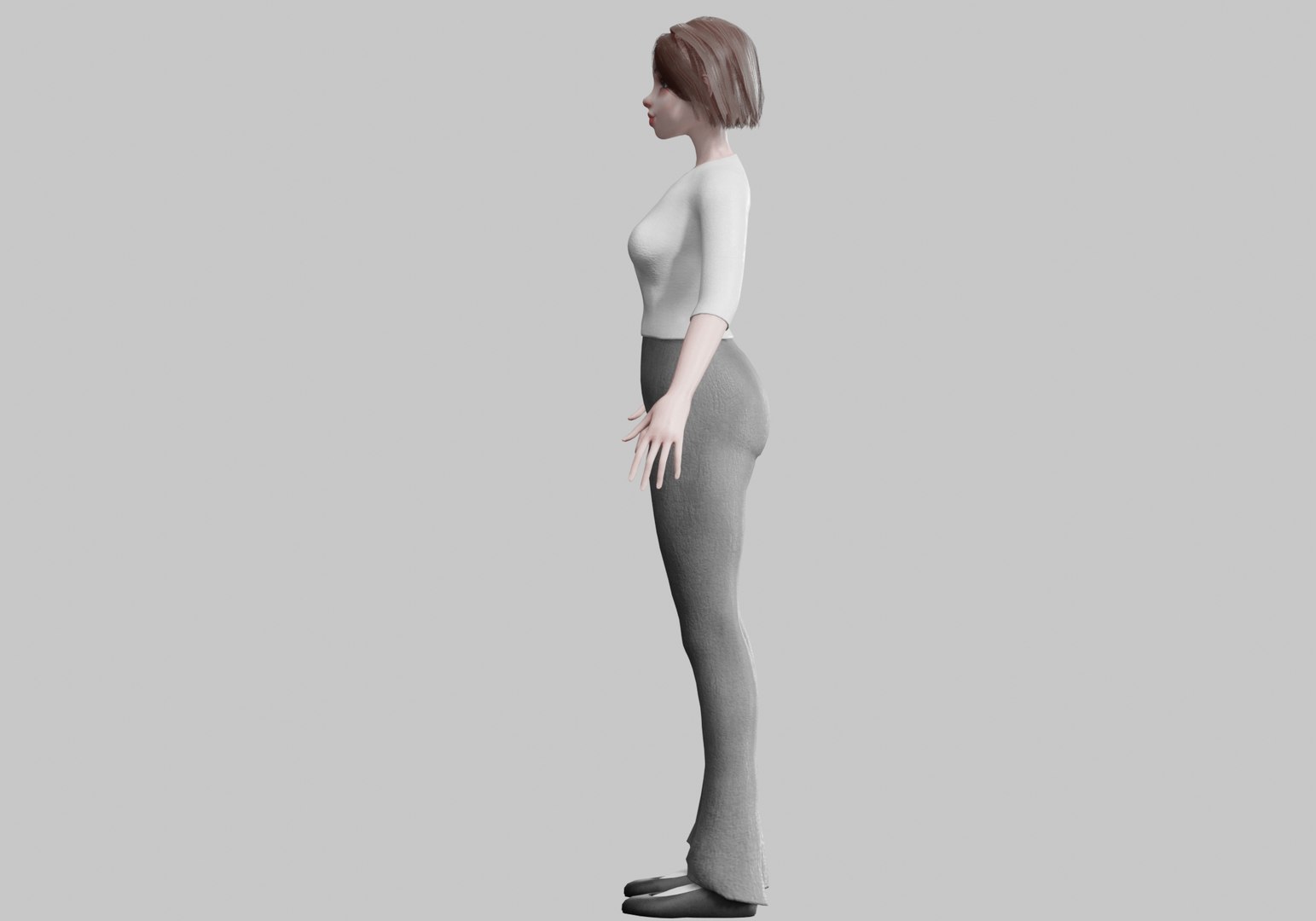 Pretty Stylized Woman V23367 3D Model - TurboSquid 2281009