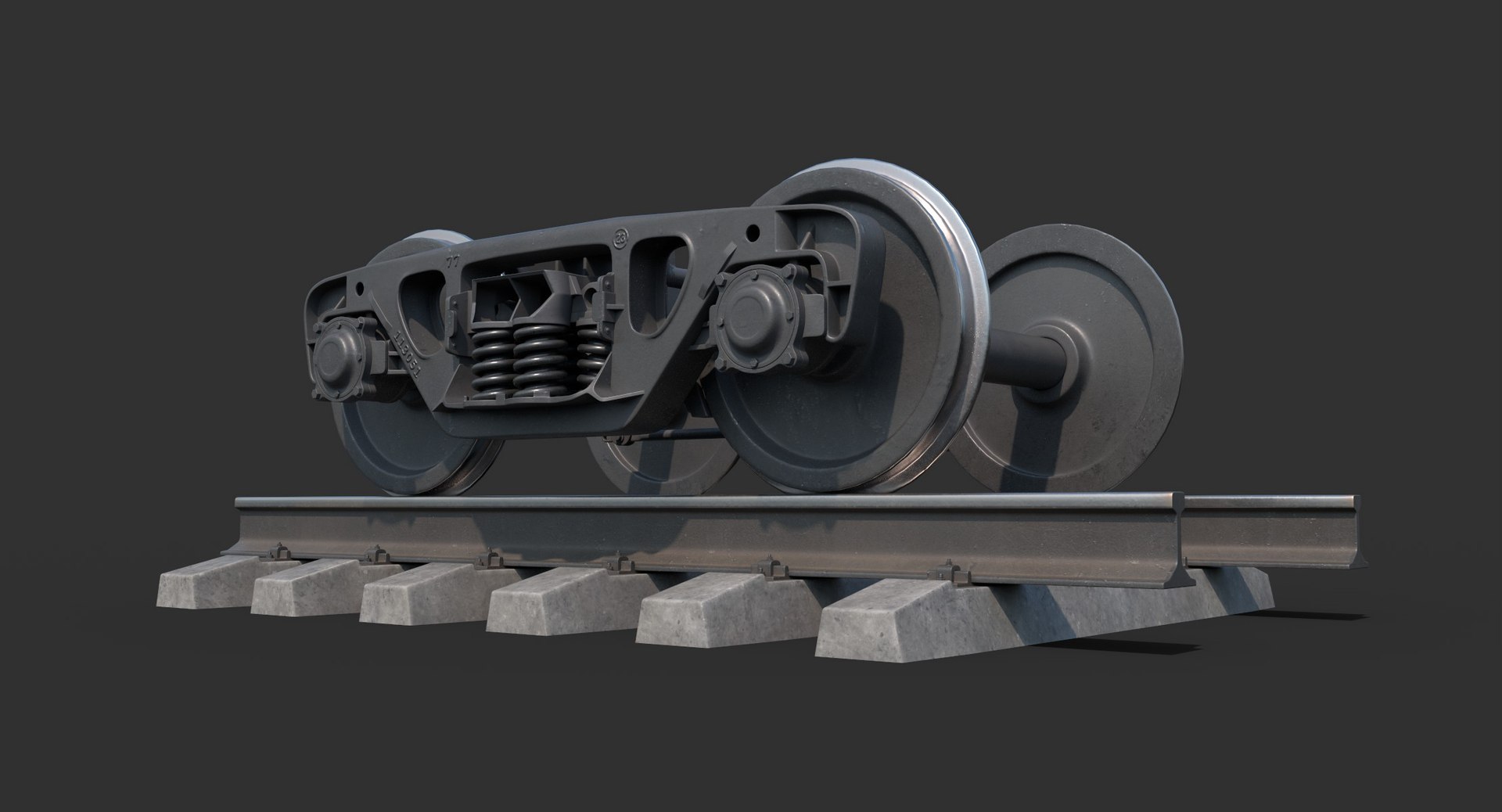 Bogie 18-100 3D Model - TurboSquid 1375234