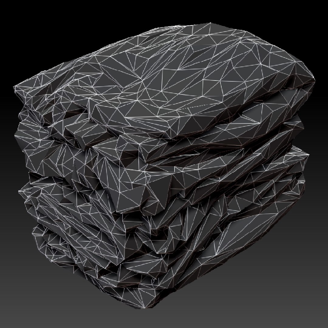 3d Model Folded Clothing Sweaters Shirts