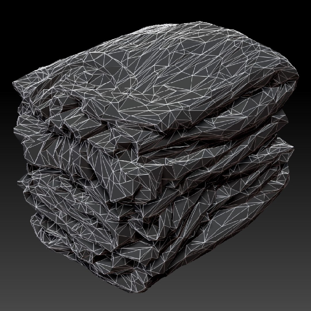 3d Model Folded Clothing Sweaters Shirts