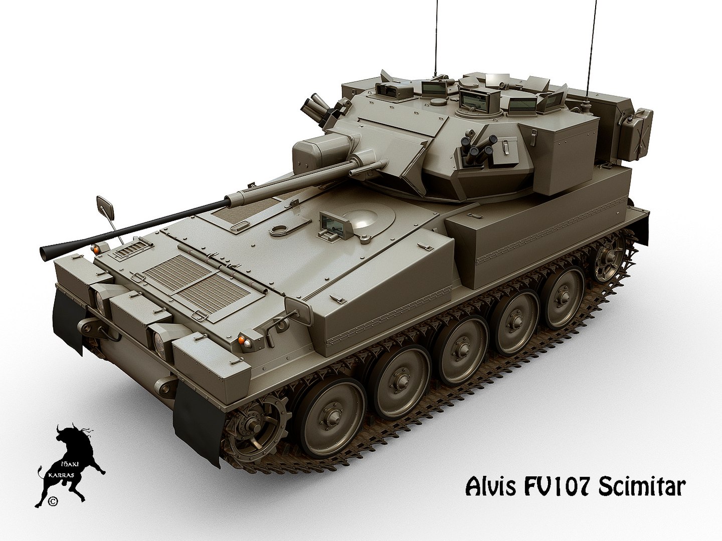 Fv107 Scimitar Alvis 3D - TurboSquid 1255715