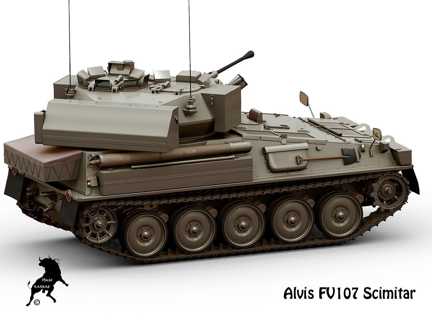 Fv107 Scimitar Alvis 3D - TurboSquid 1255715