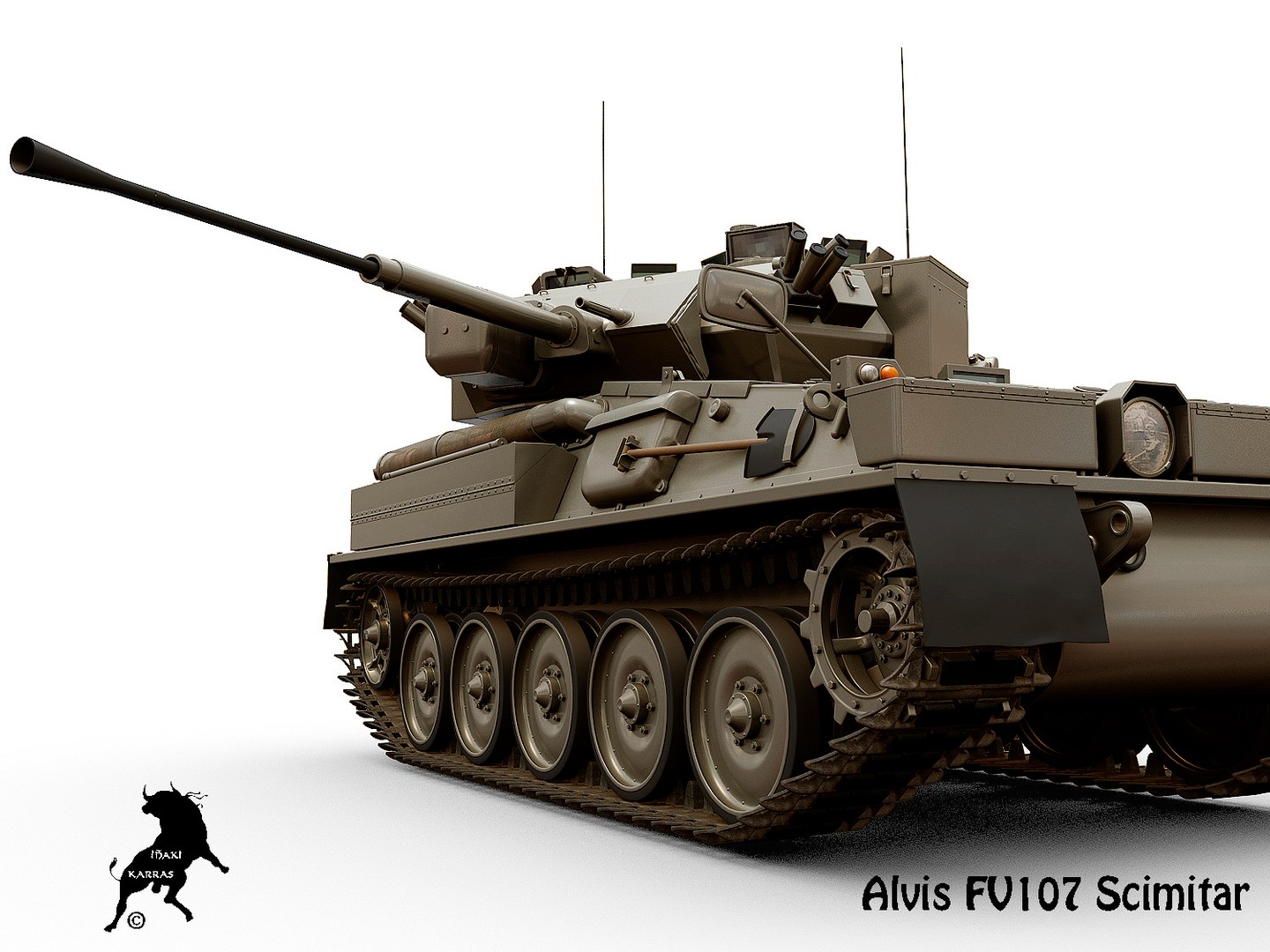 Fv107 Scimitar Alvis 3D - TurboSquid 1255715