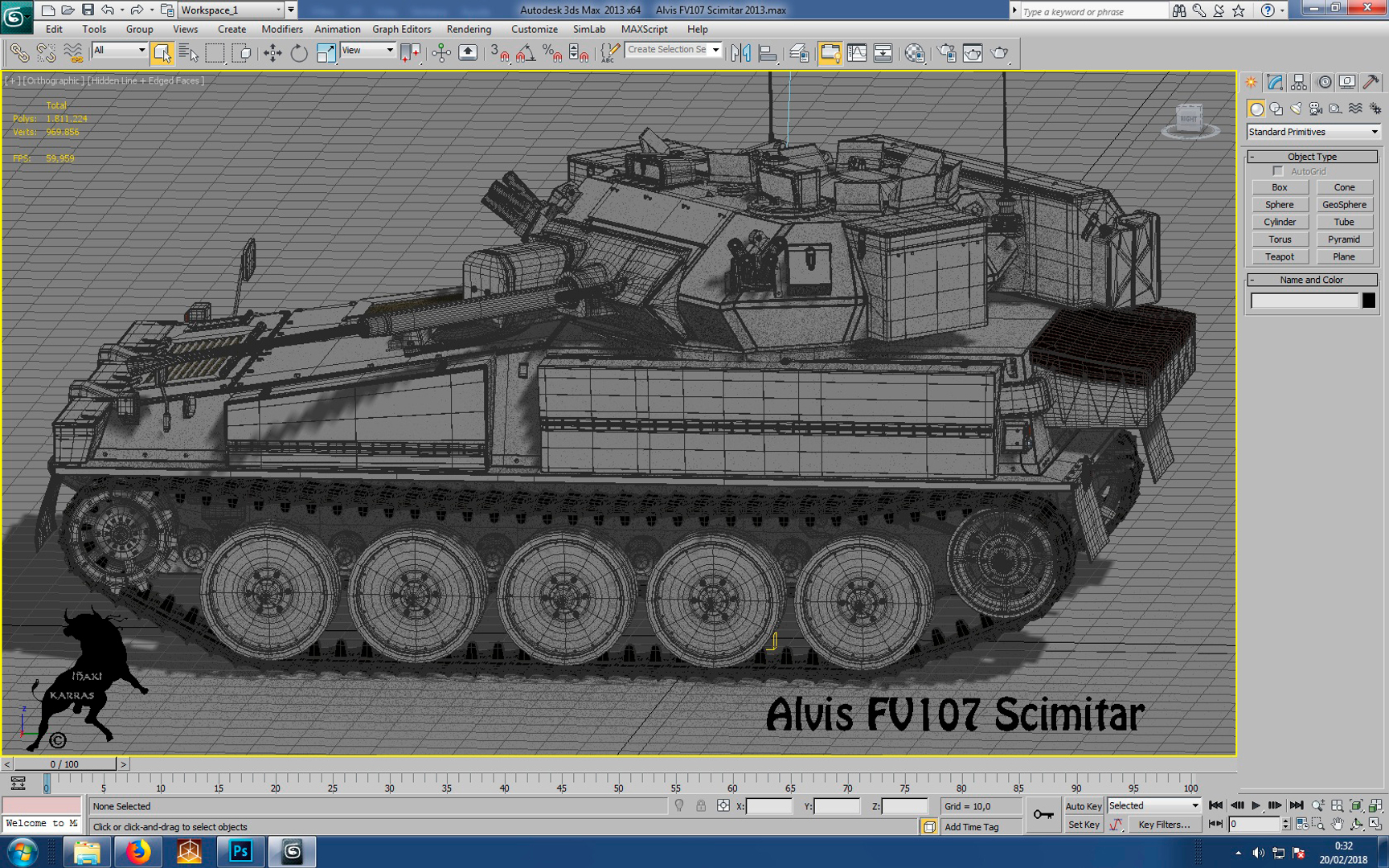 Fv107 scimitar alvis 3D - TurboSquid 1255715