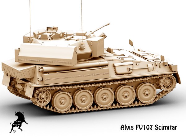 Fv107 scimitar alvis 3D - TurboSquid 1255715