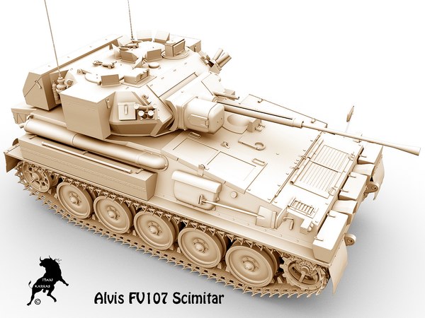 Fv107 scimitar alvis 3D - TurboSquid 1255715