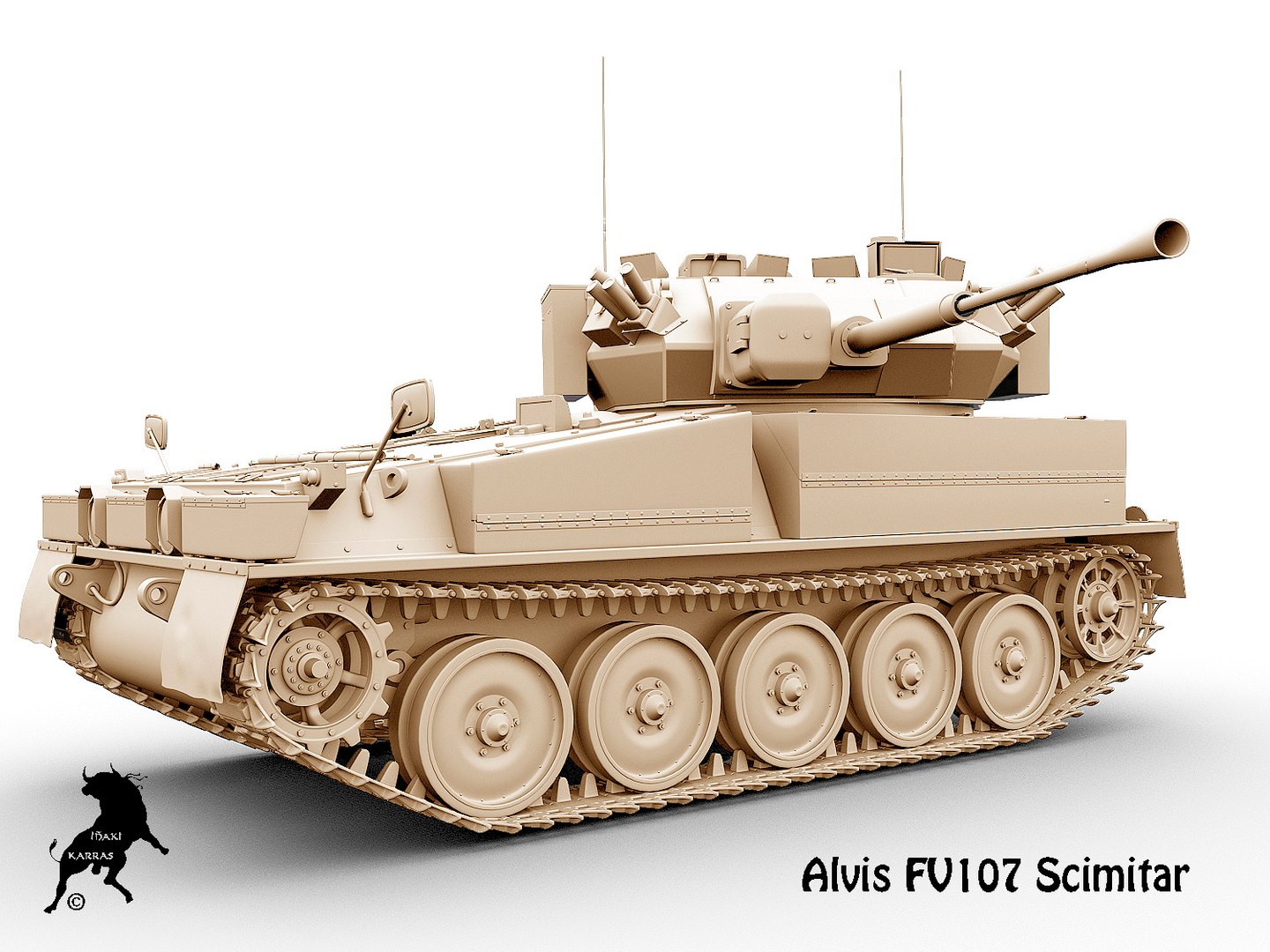 Fv107 Scimitar Alvis 3D - TurboSquid 1255715