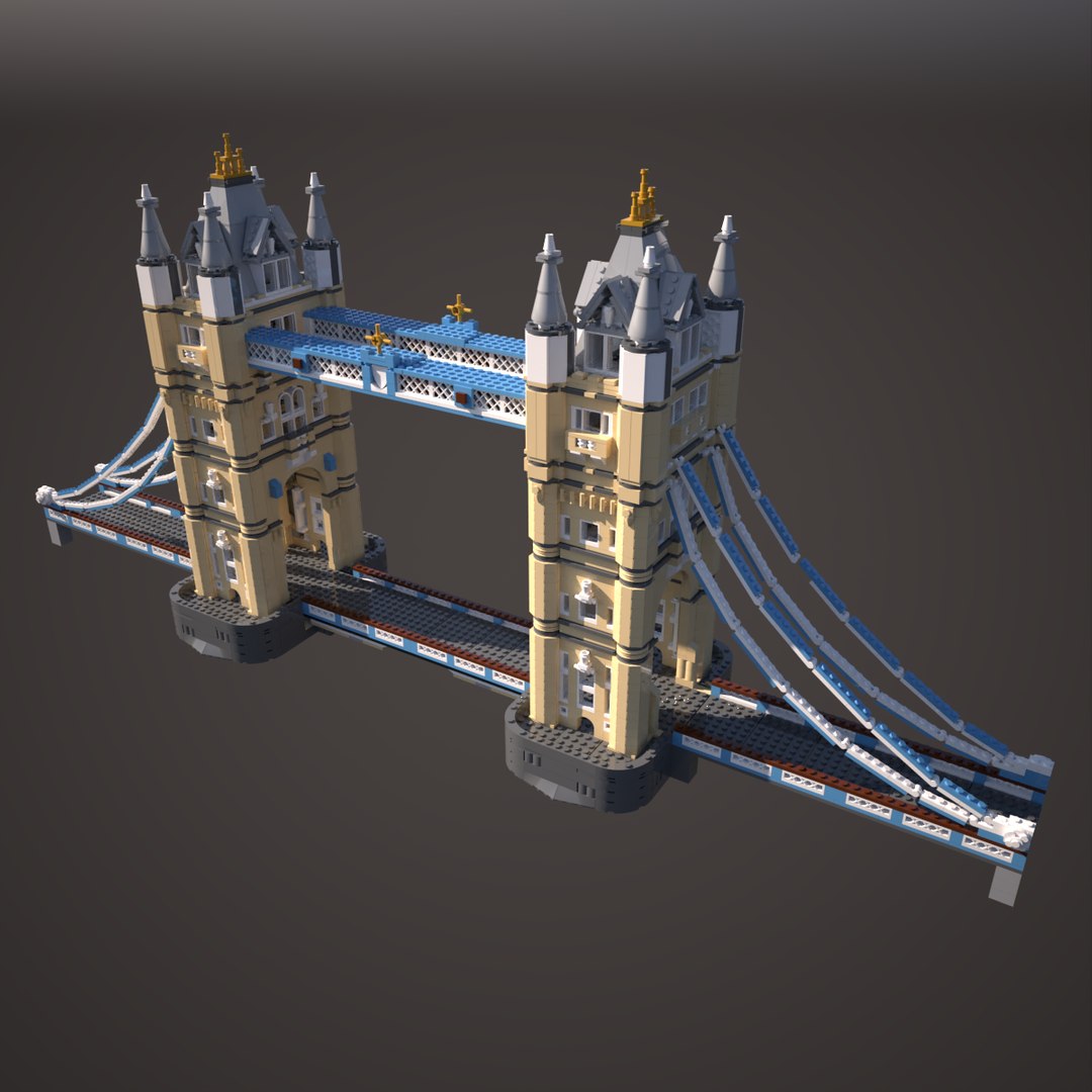 3D Tower Brigde For Train - TurboSquid 2233505