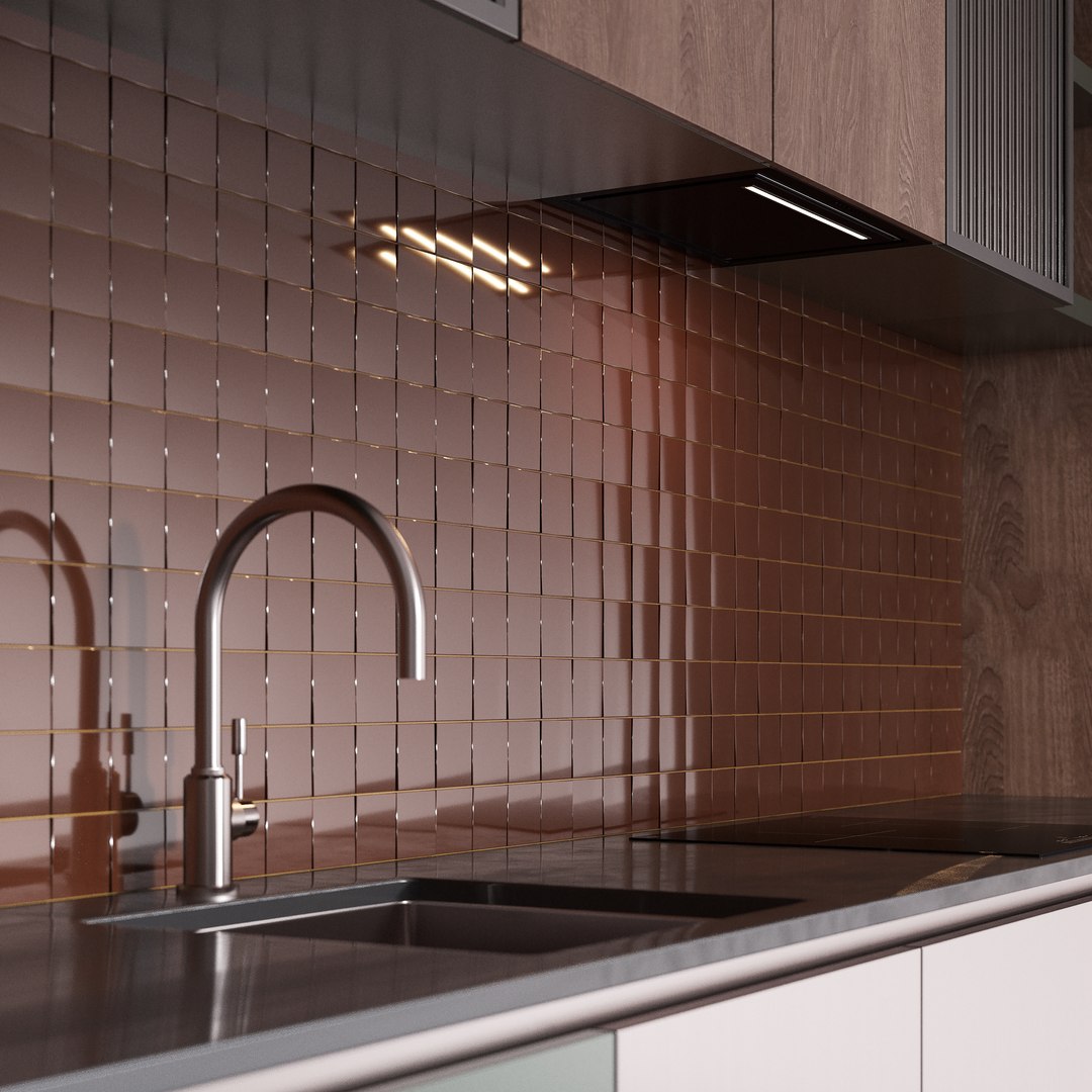 Scandinavian Kitchen - 2 model - TurboSquid 2159966