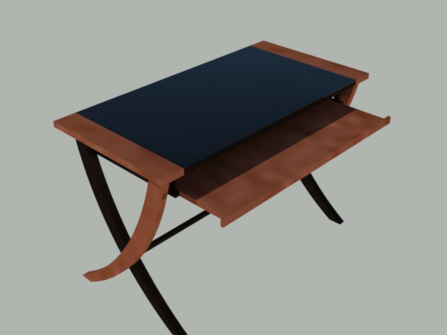 3D computer desk - TurboSquid 1213083