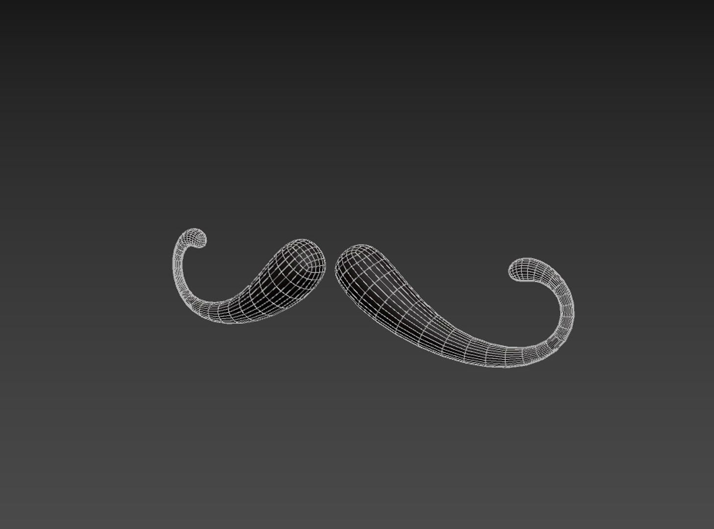 3D Mustache Hair - TurboSquid 1536973