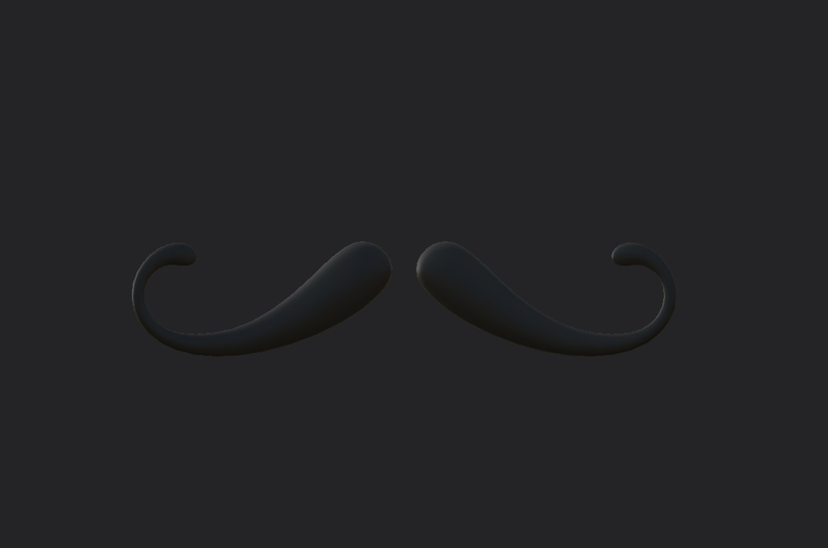 3D Mustache Hair - TurboSquid 1536973
