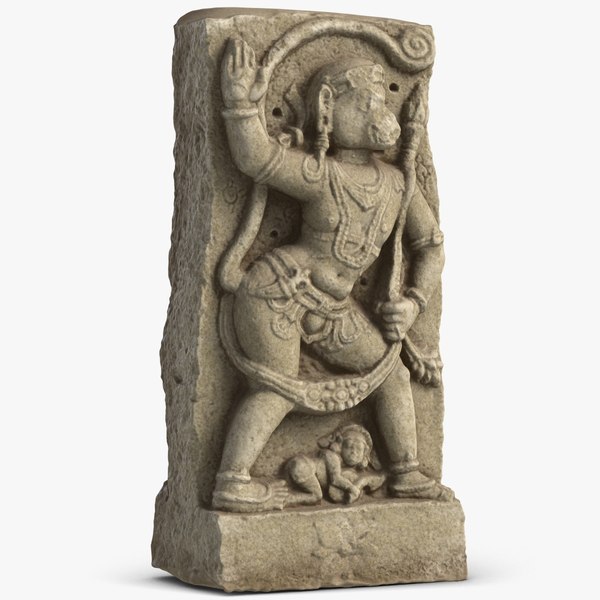 hampie stone hanuman 1 3d model