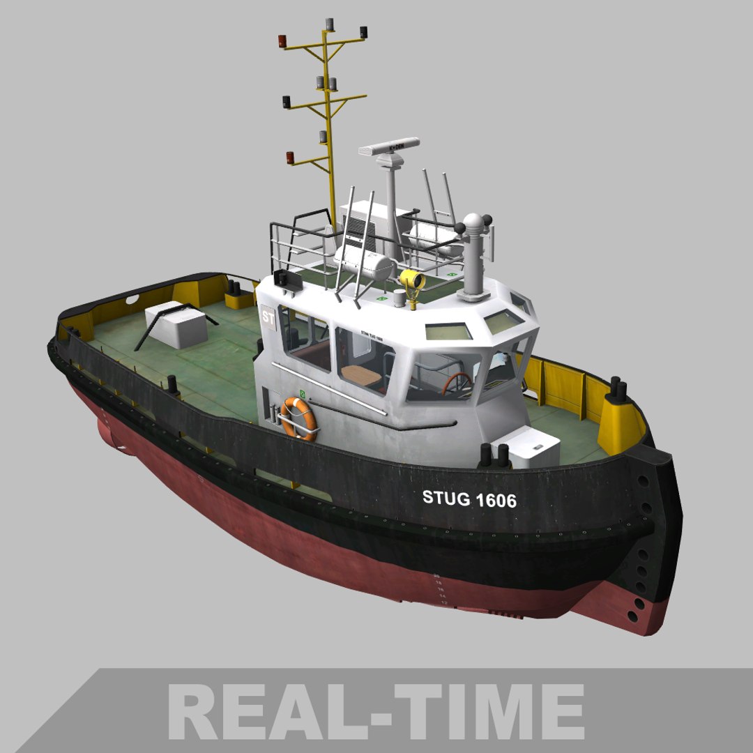 3D Stan Tug 1606 Model - TurboSquid 1283530