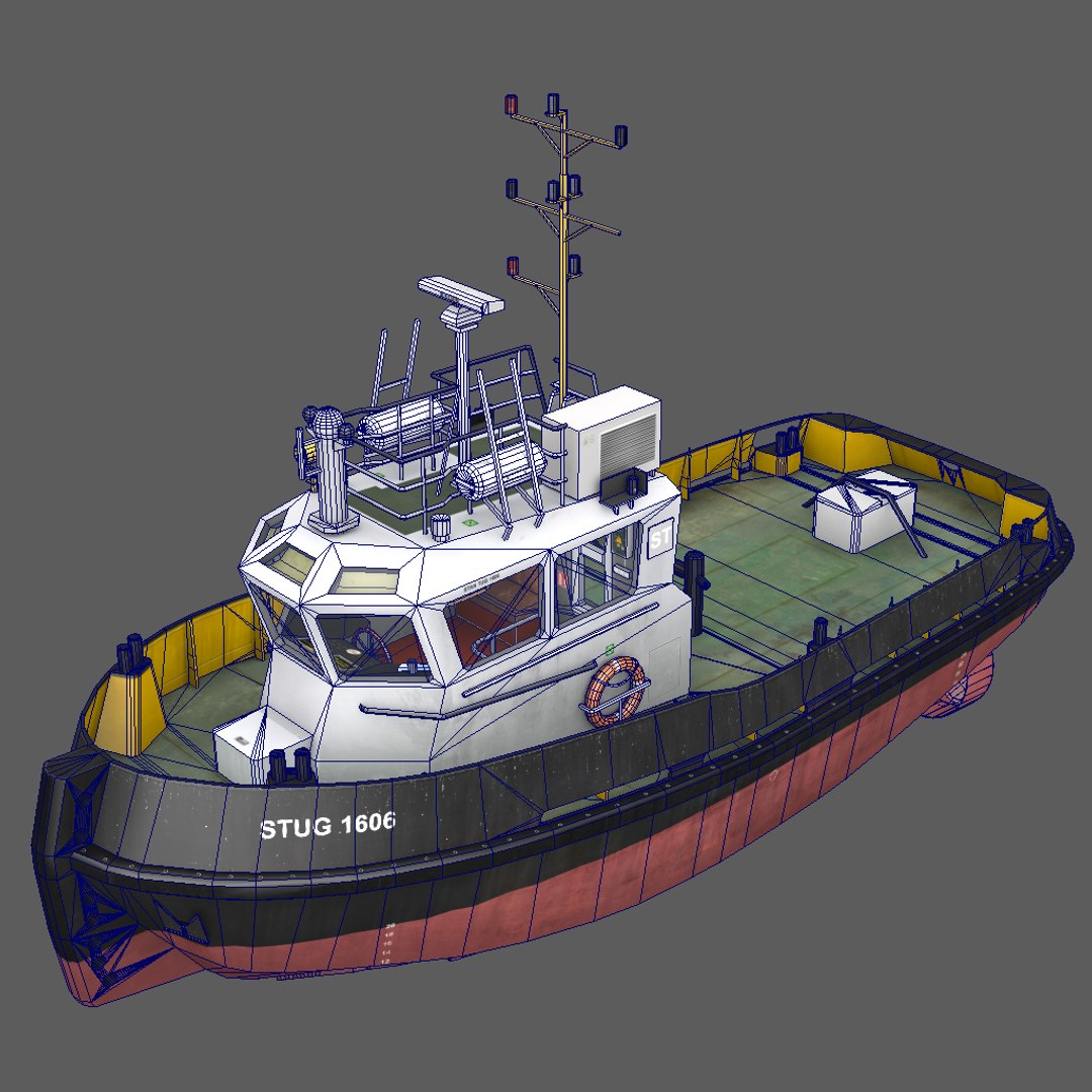 3D Stan Tug 1606 Model - TurboSquid 1283530