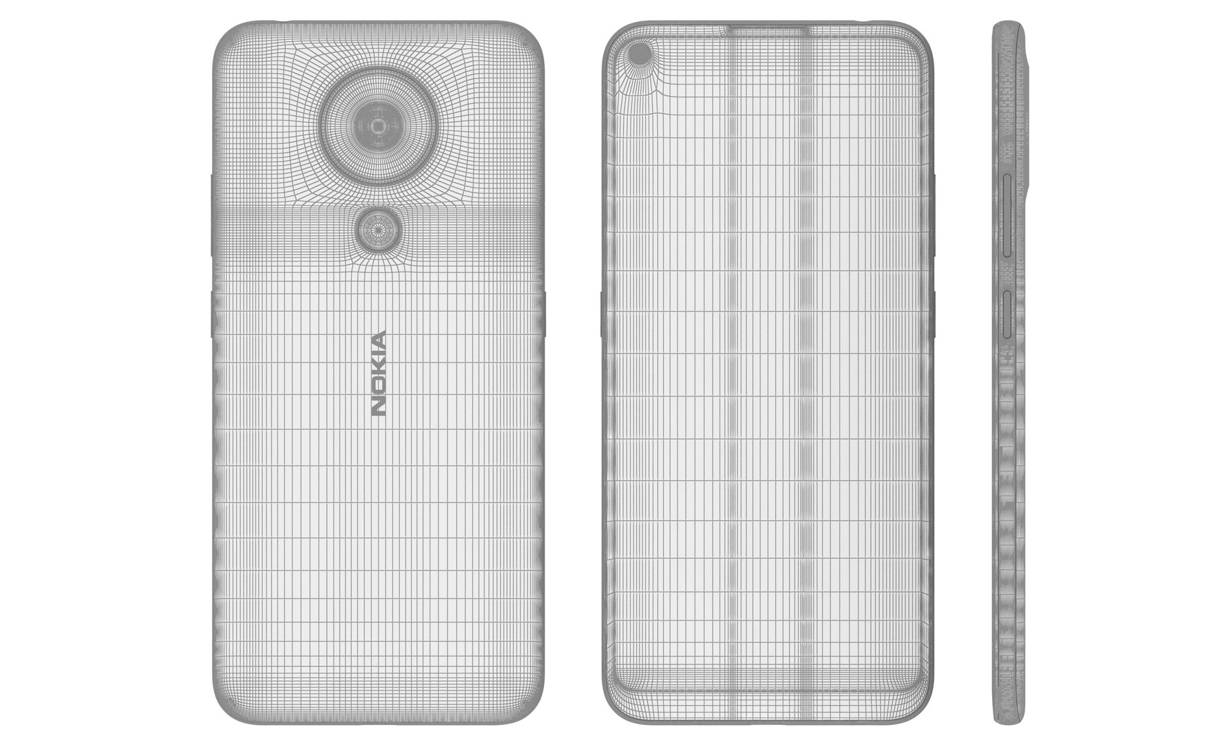 Nokia 3 4 fjord 3D - TurboSquid 1691332