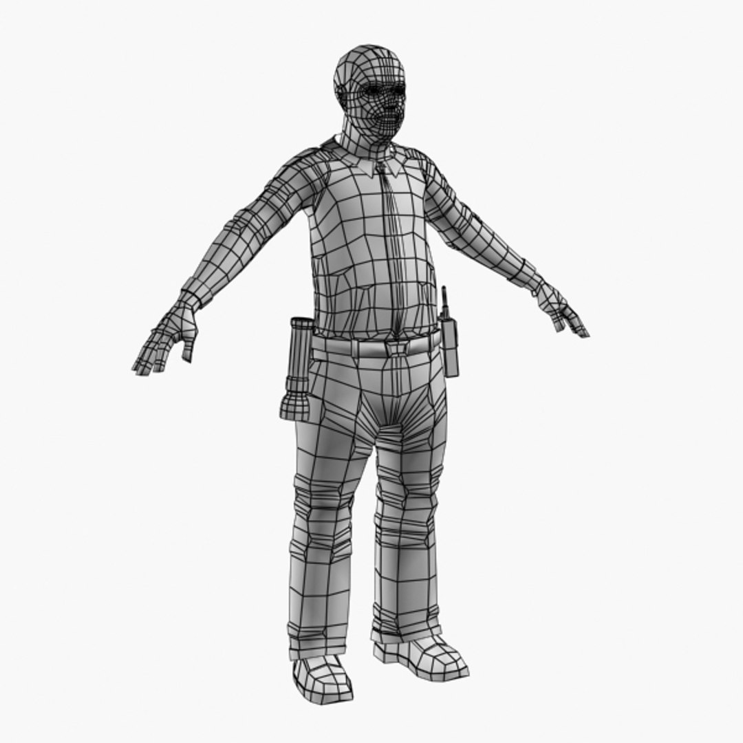 3d Model Rigged Character