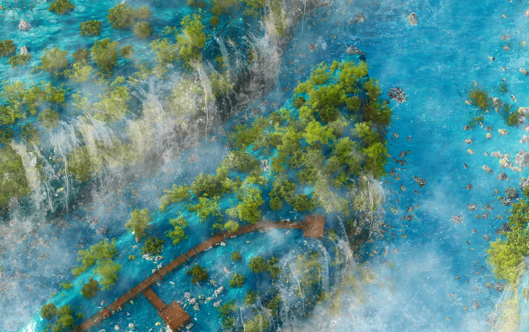 Iguazu Falls 3D Model - TurboSquid 2359275