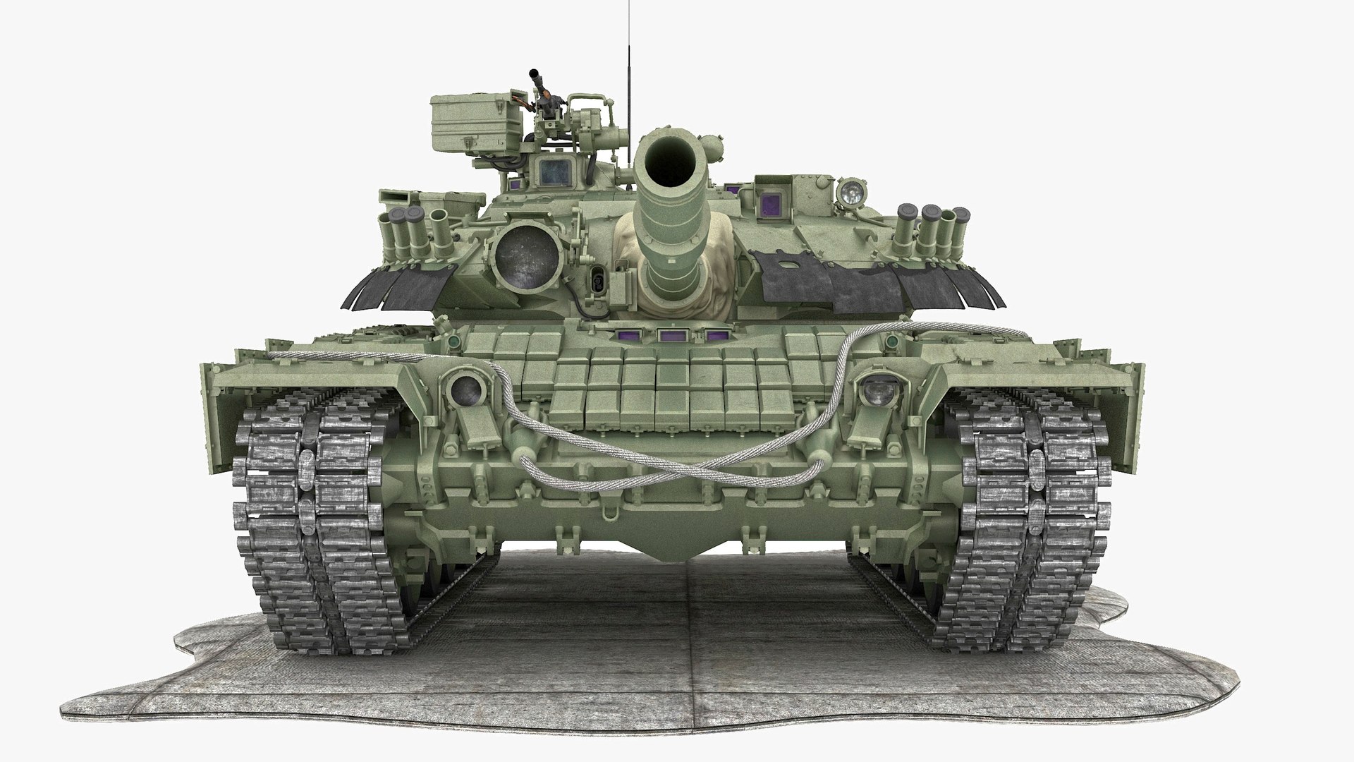 3D T-80UE1 Main Battle Tank - TurboSquid 2269832